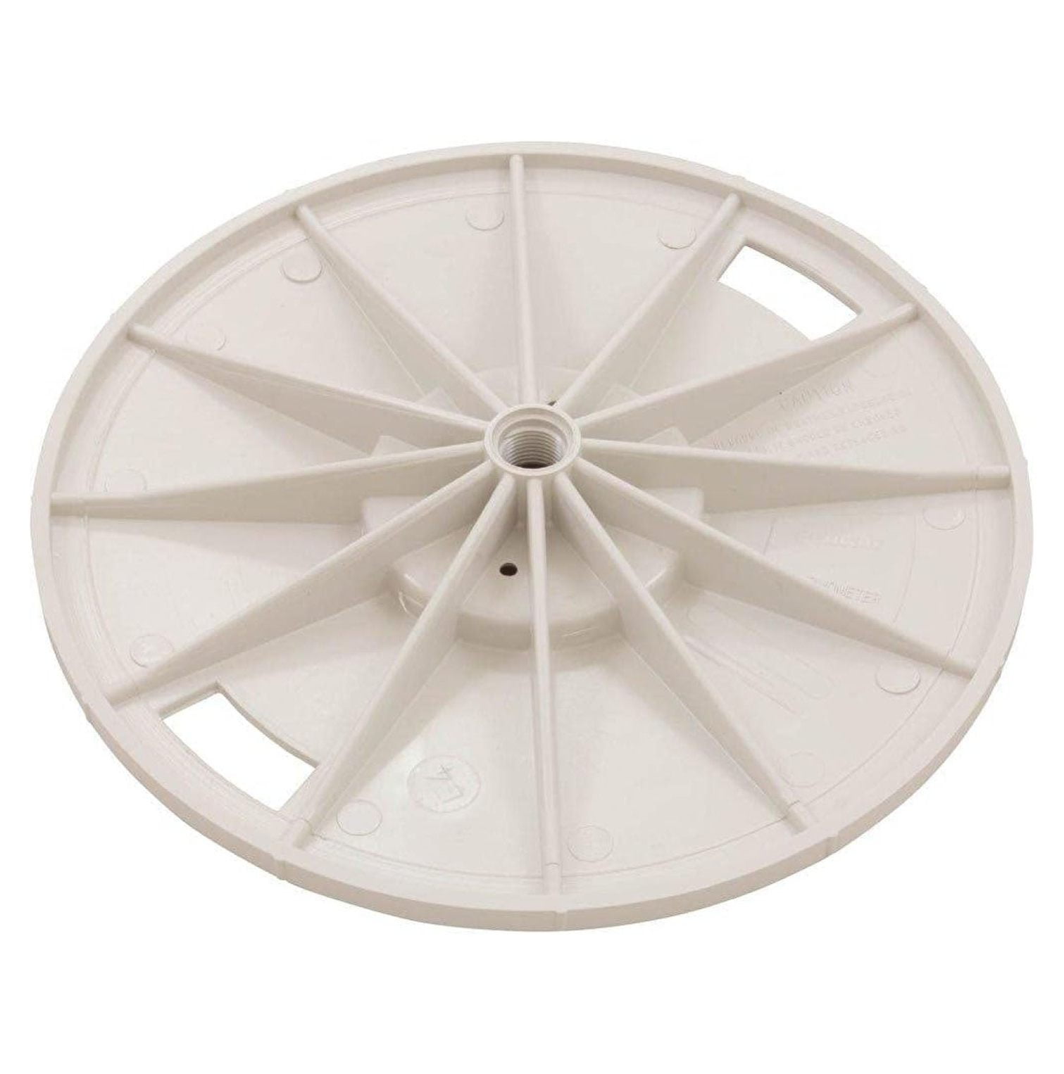 L4RW 9-3/16-Inch White Round Lid Replacement Pool and Spa Skimmer ...