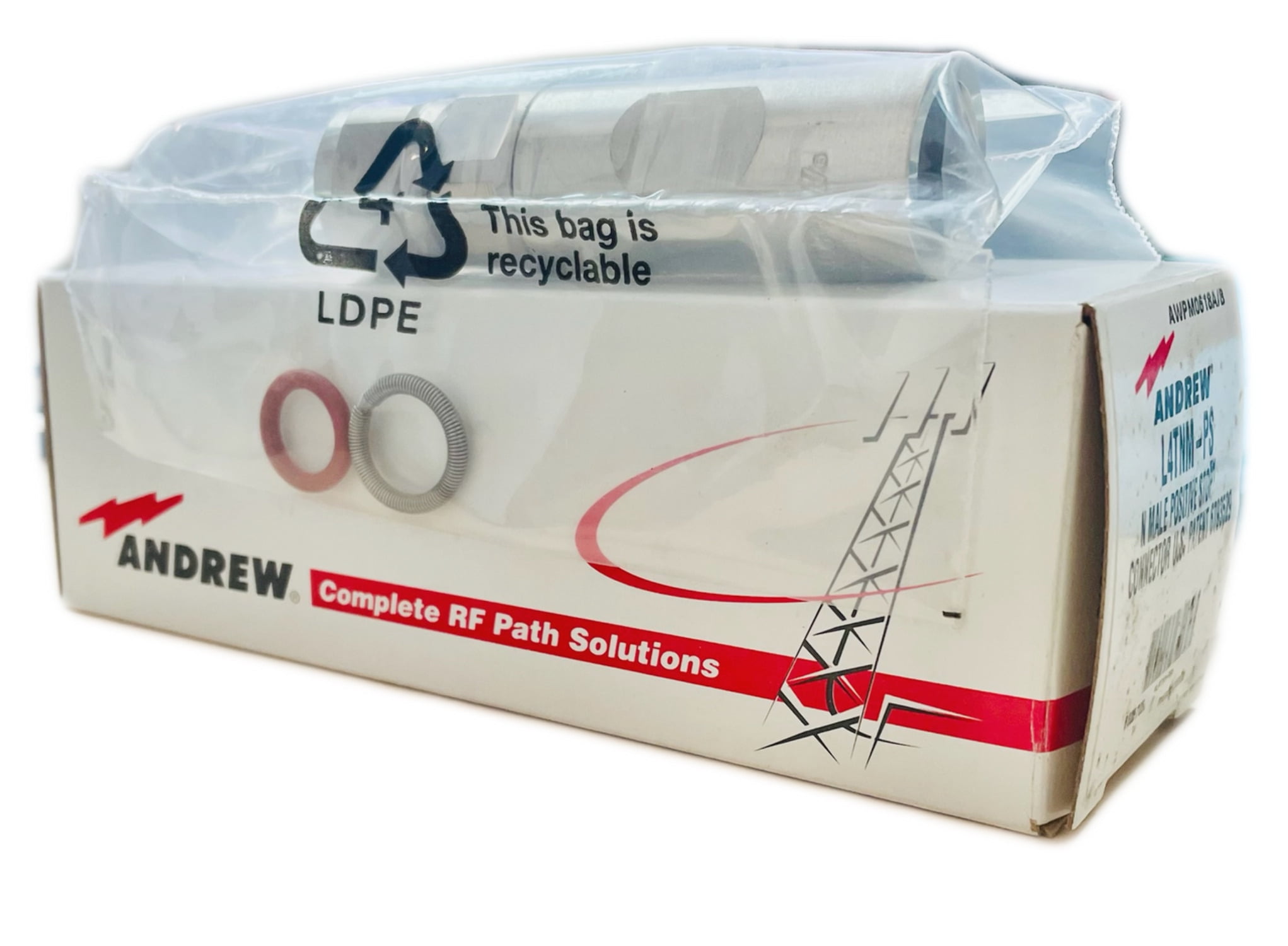 L4TNM-PS Connector Straight Male. For Heli LDF4-50A Coaxial Cable ...