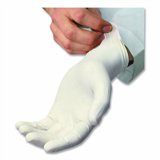 L5101 Series Lightly Powdered Latex Gloves, Medium, 4 mil Thick, 9 ...
