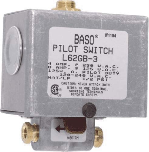 L62GB-3C BASO Pilot Switch 120-240V-AC 125VA D271533 - Walmart.com
