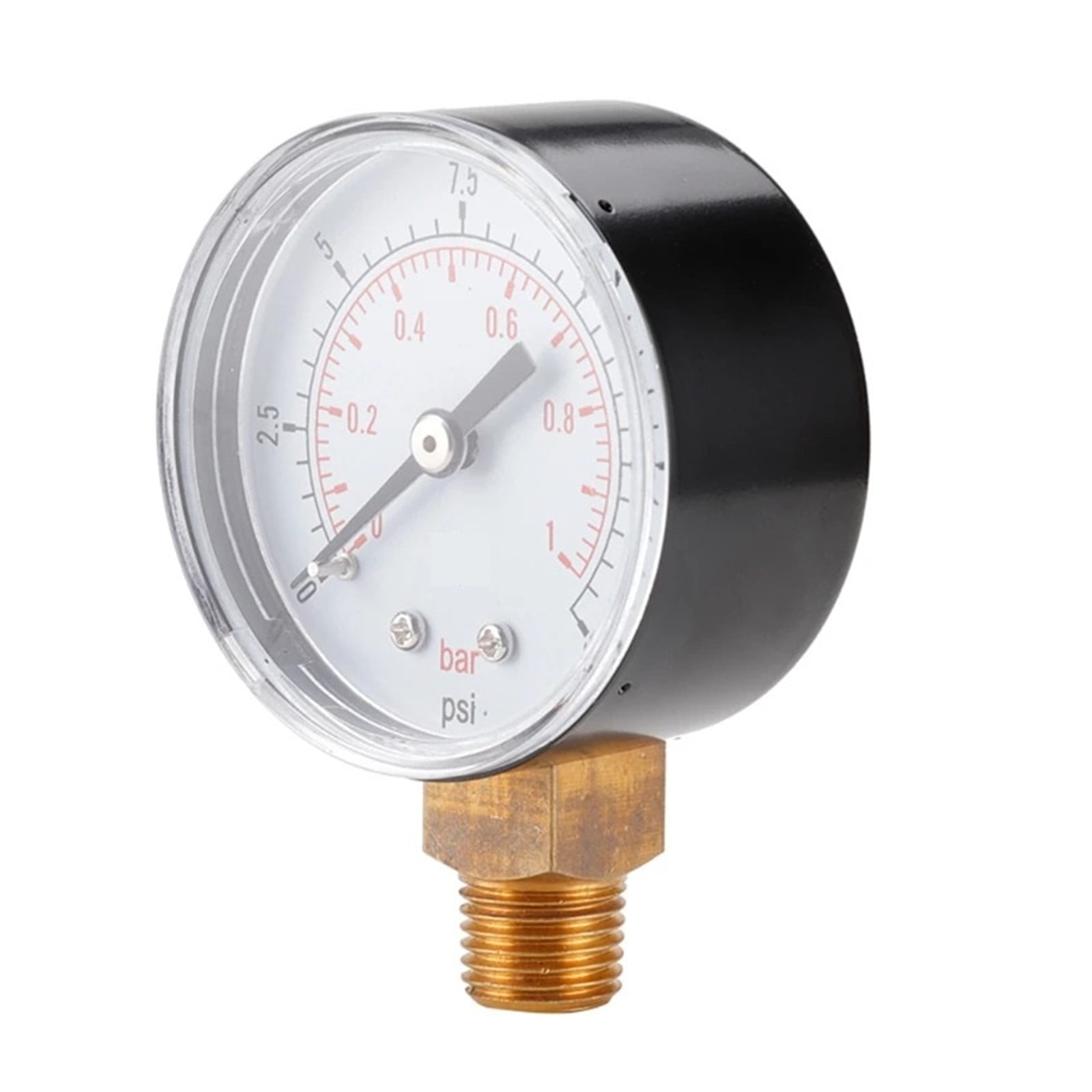 L69A Water Pressure Dial Hydraulic Pressure Gauge Meter Manometer 1/4" BSPT Thread ,Corrosion ...