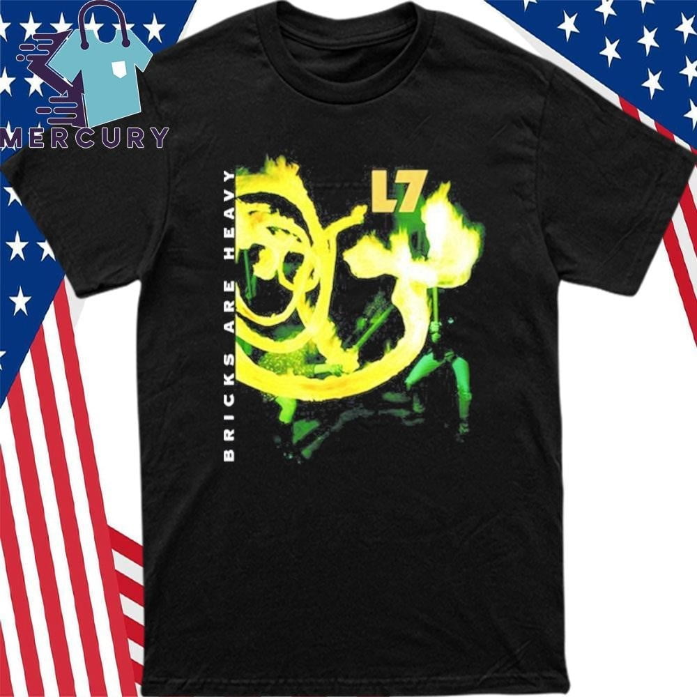 L7 The Band Bricks Are Heavy Album Art Shirt - Walmart.com