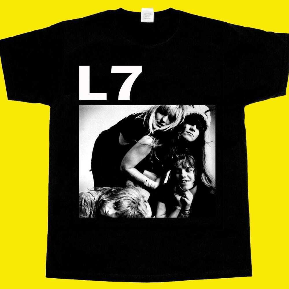L7 band babes in toyland 7 year bitch hole new black short long sleeve ...