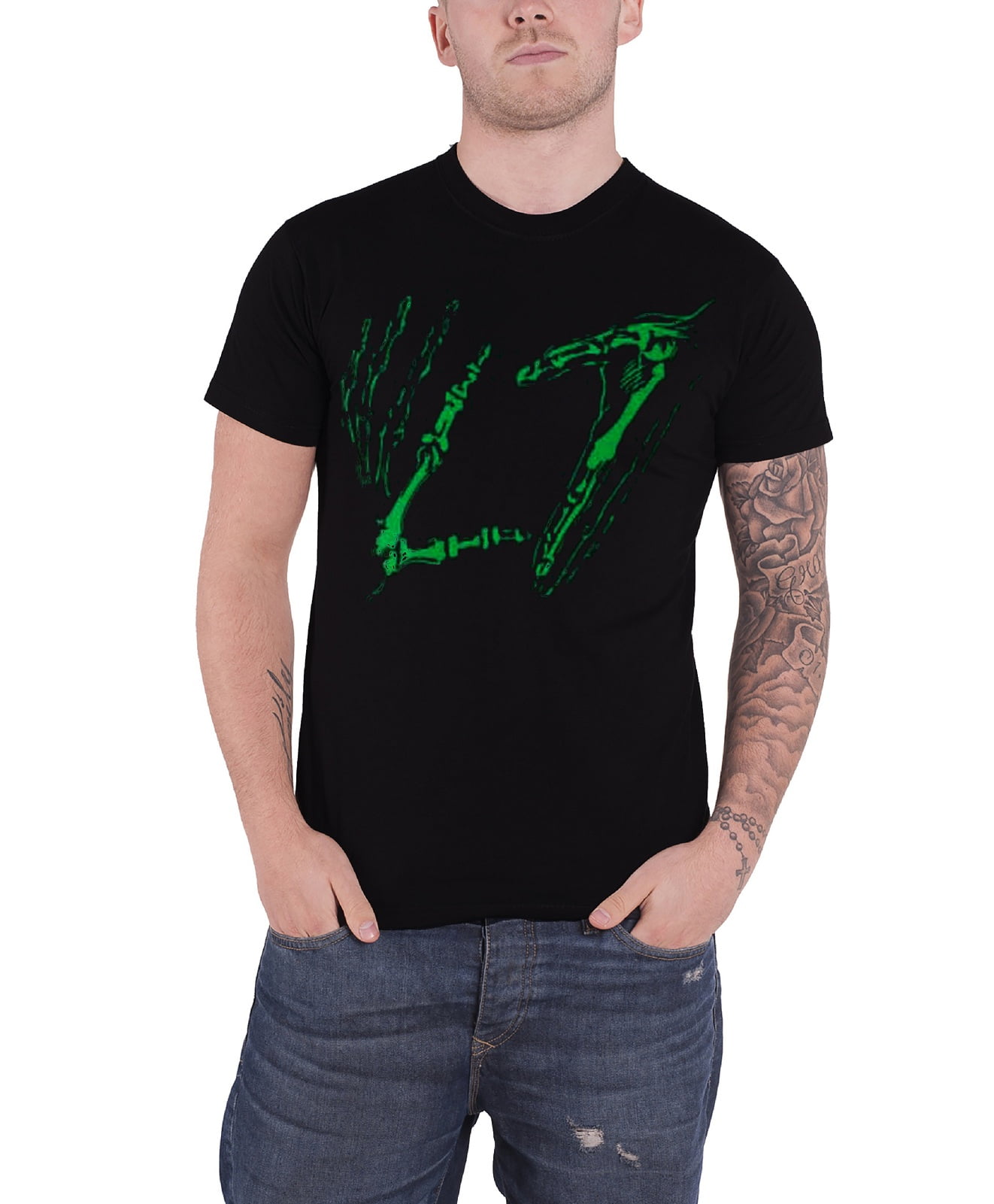 L7 band logo Hands Official Mens New Black T Shirt - Walmart.com