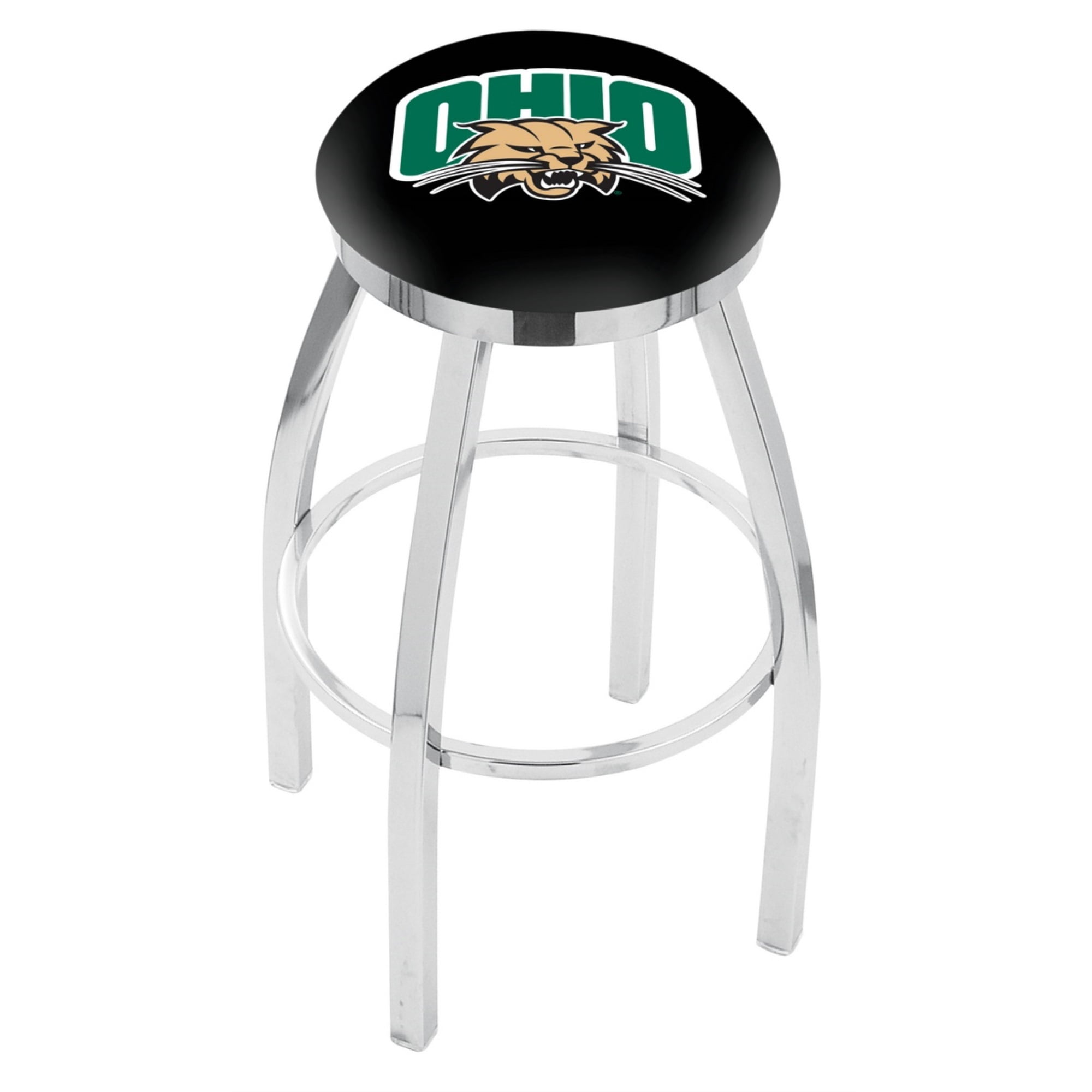 L8C2C Ohio University 36" Swivel Bar Stool with Chrome Finish - Walmart.com