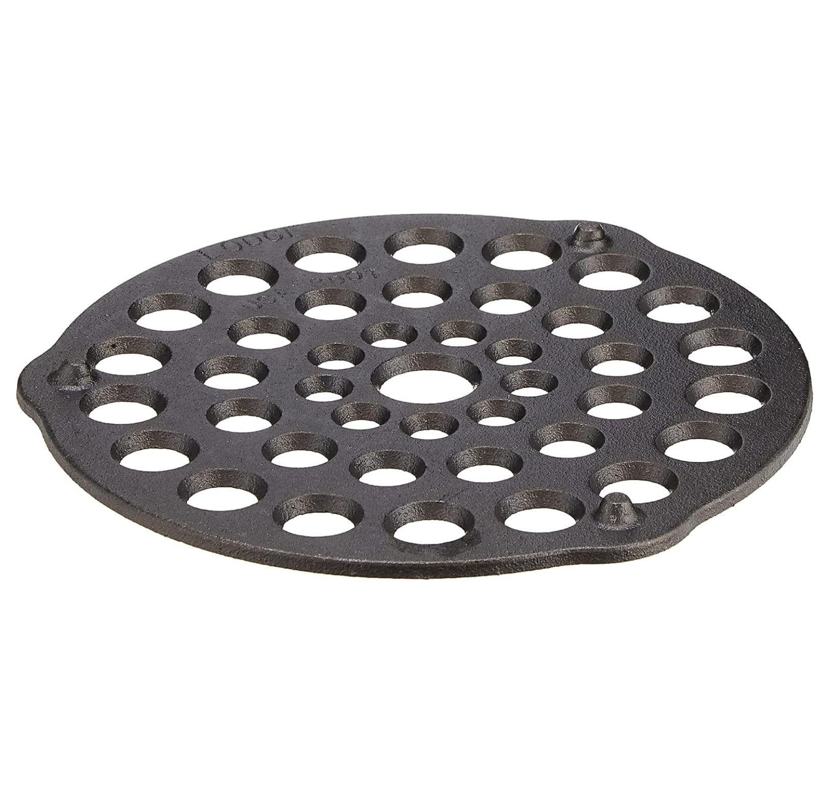L8DOT3 Cast Iron Meat Rack/Trivet, Pre-Seasoned, 8-inch,Black - Walmart.com