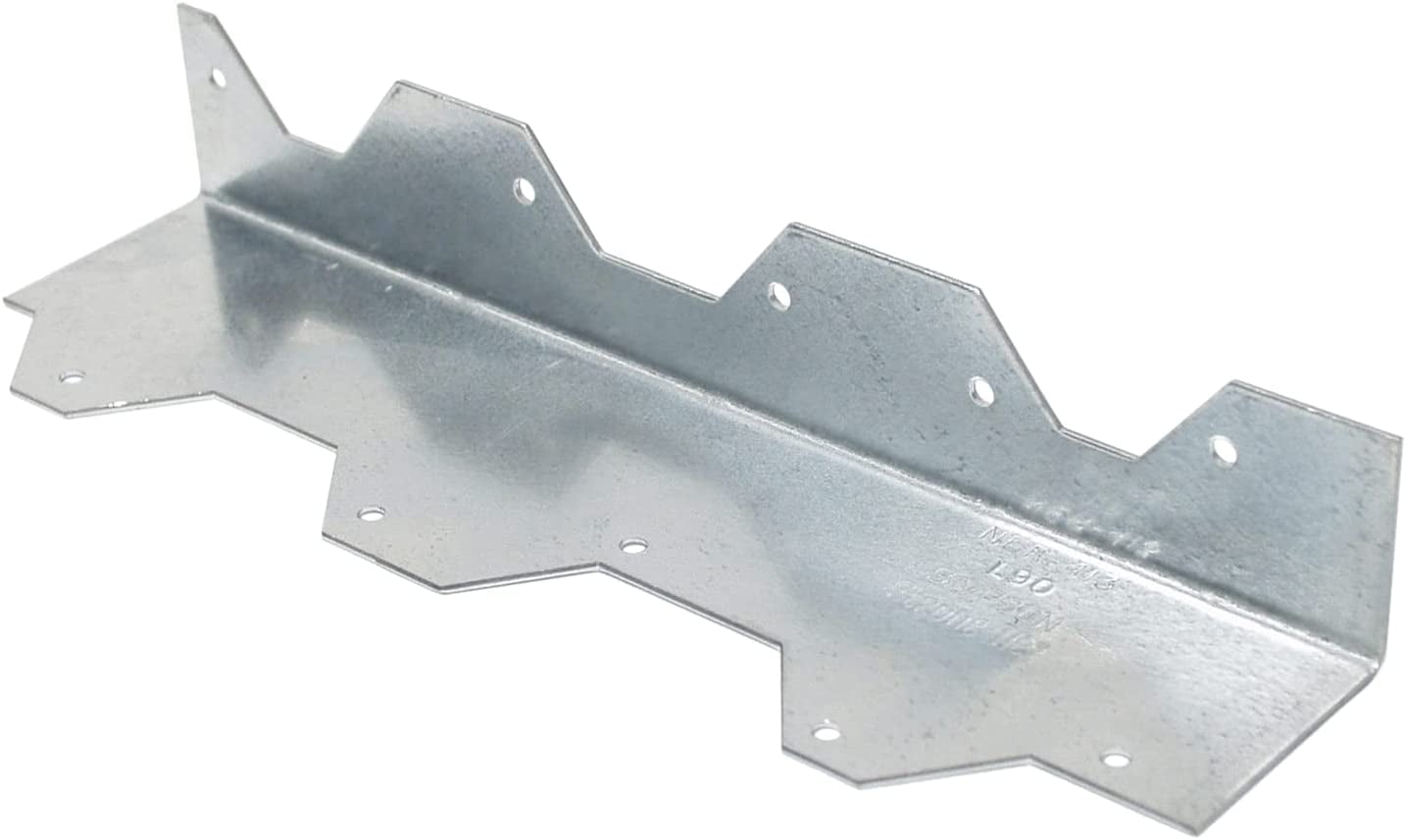 L90 9 in. 16-Gauge Galvanized Reinforcing L Angle (Pack of 50 ...