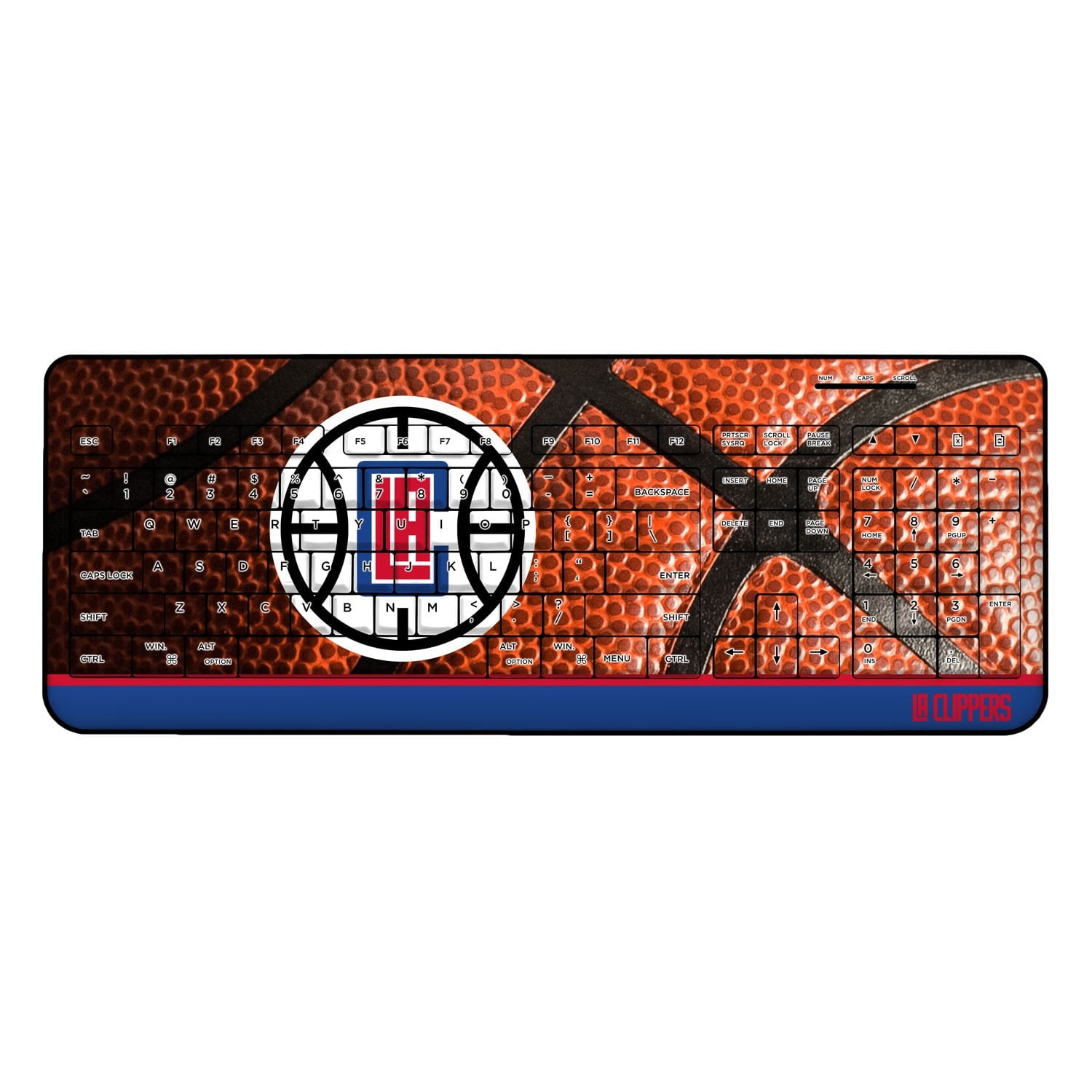 LA Clippers Basketball Wireless Keyboard - Walmart.com