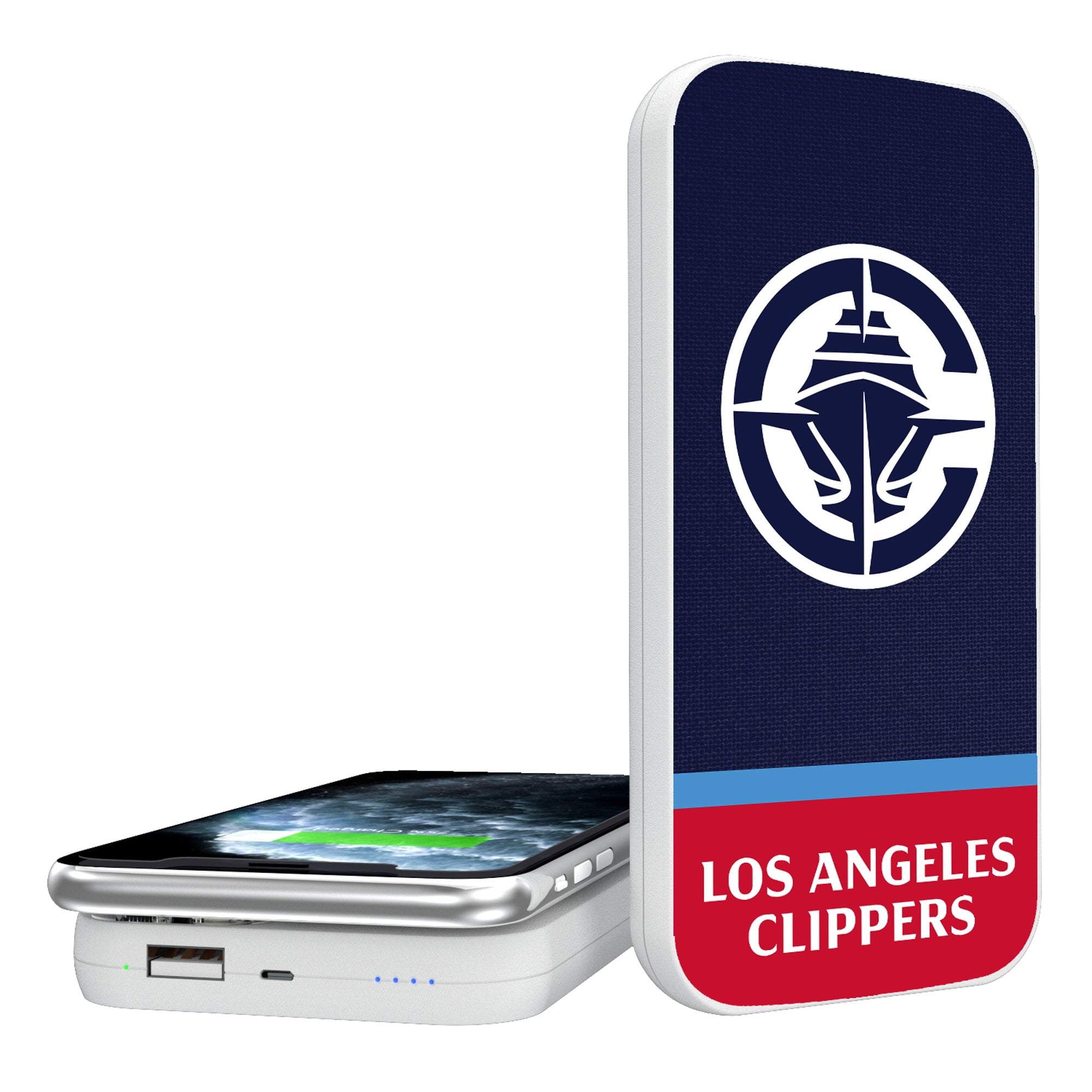 LA Clippers Endzone Design 5000 mAh Legendary Design Wireless Power ...