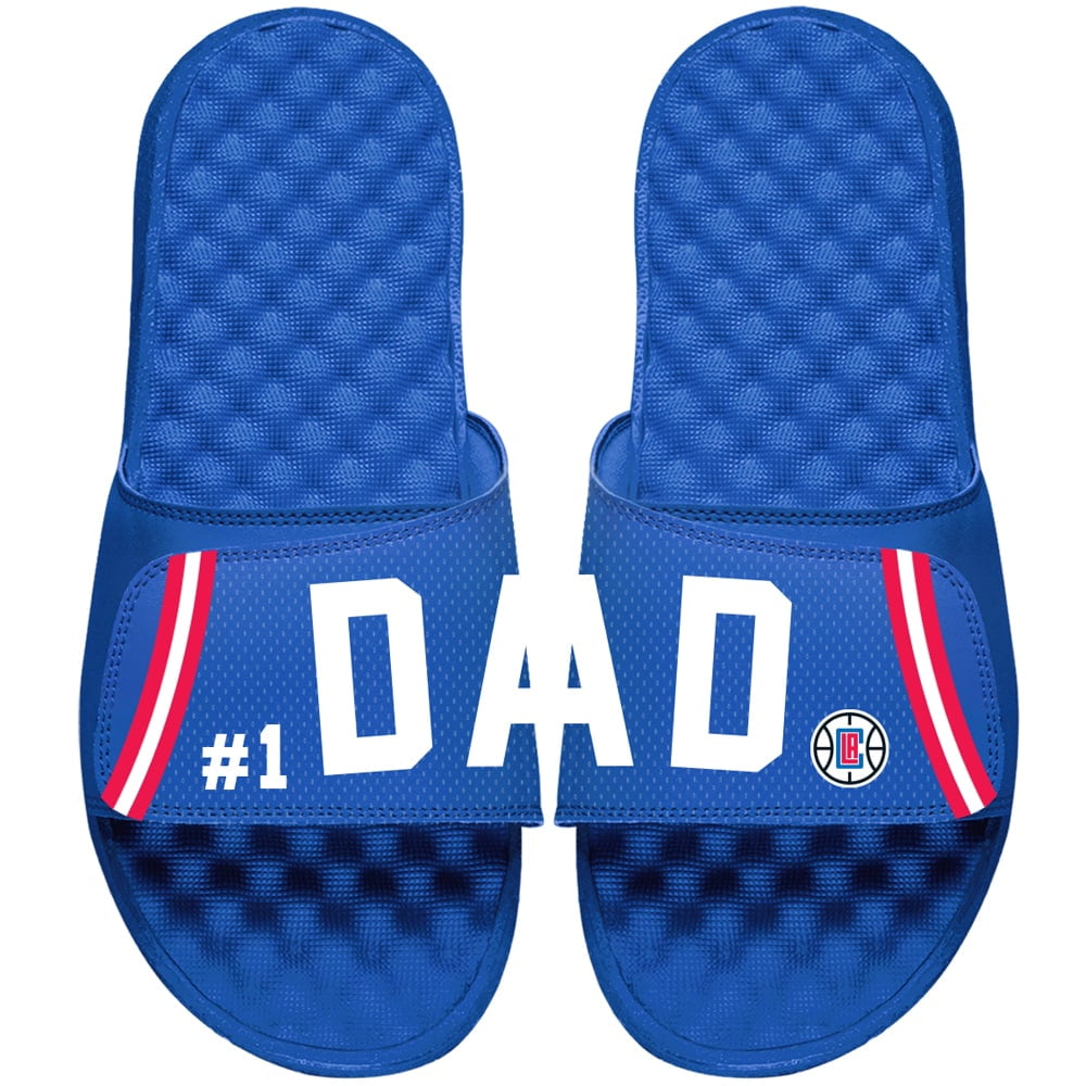 LA Clippers ISlide Dad Slide Sandals - Royal - Walmart.com