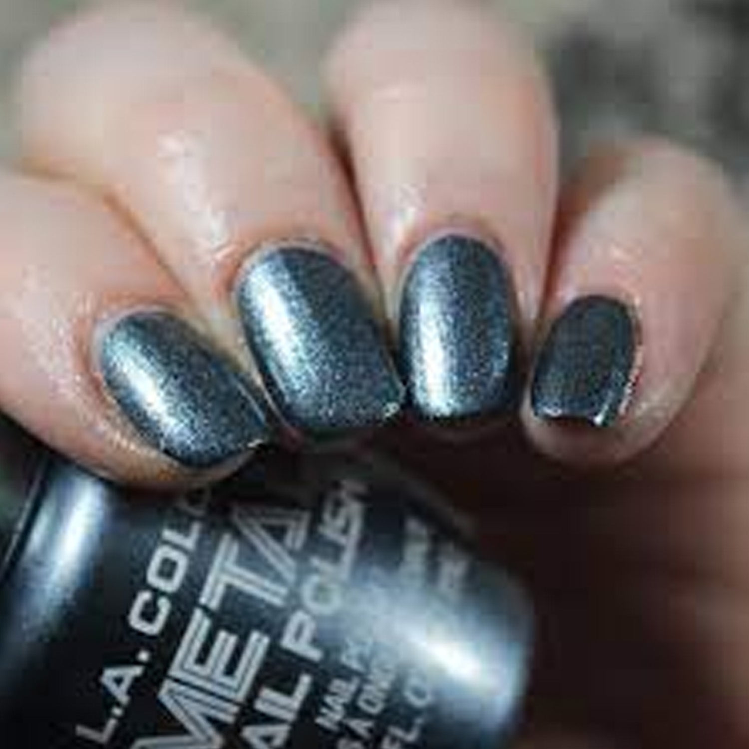LA Colors Dark Metal Nail Polish Molten - Walmart.com