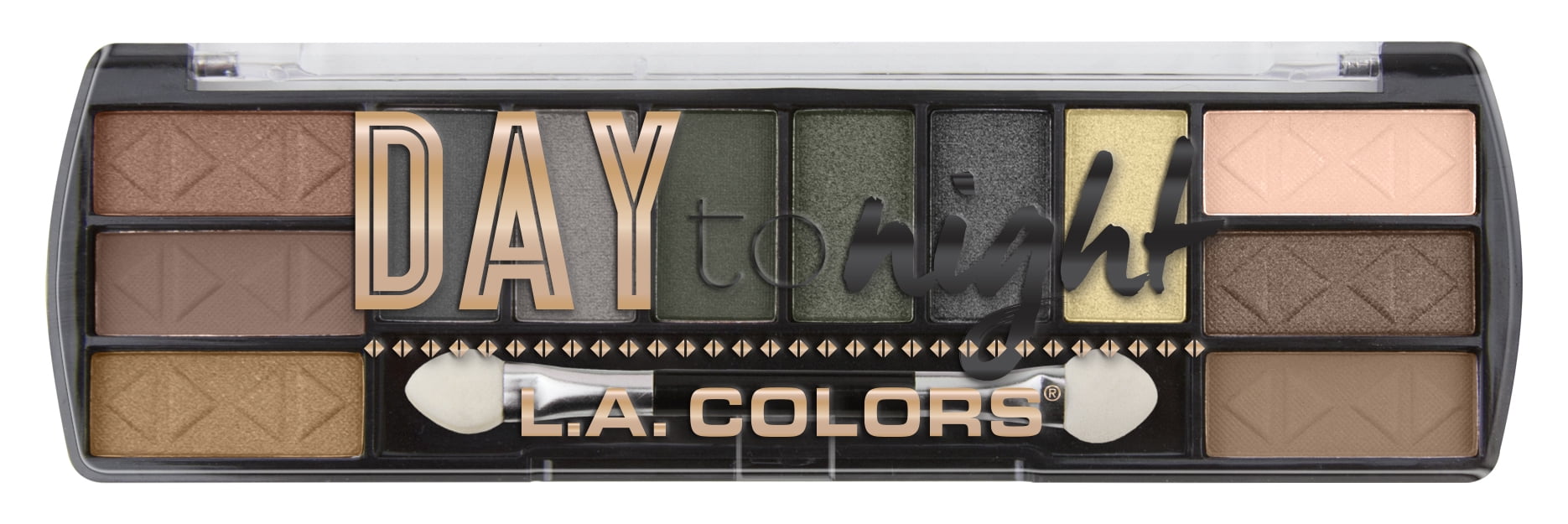LA Colors Day To Night 12-Color Eyeshadow Palette, Sunrise - Walmart.com