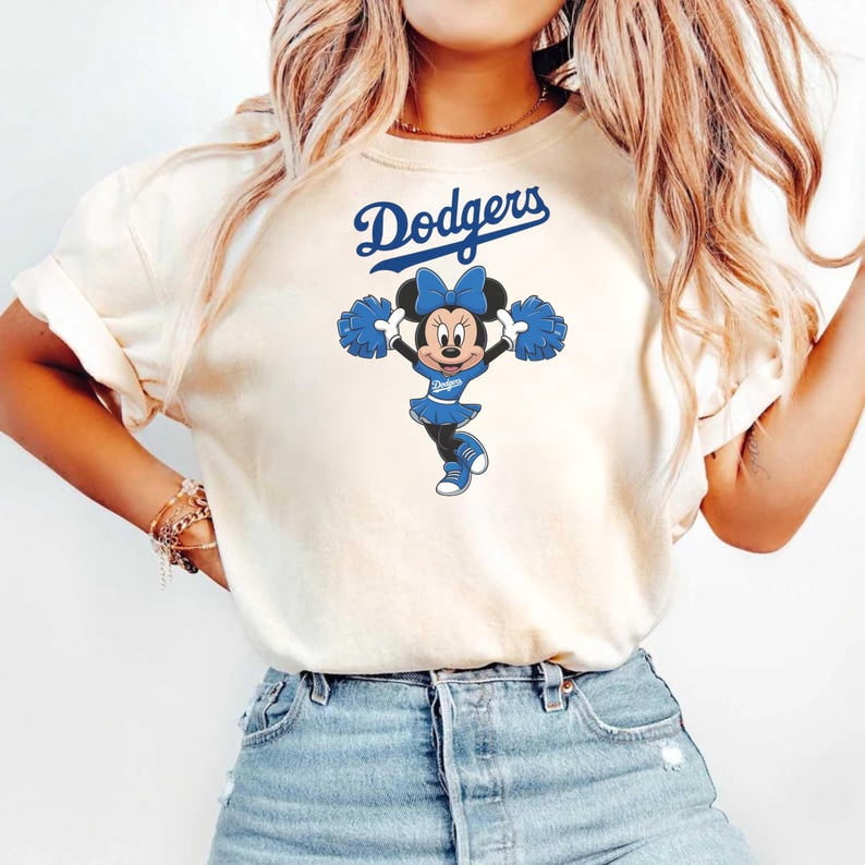 LA Dodgers Minnie Mouse Shirt, LA Dodgers, Baseball Shirt, Disney Shirt ...