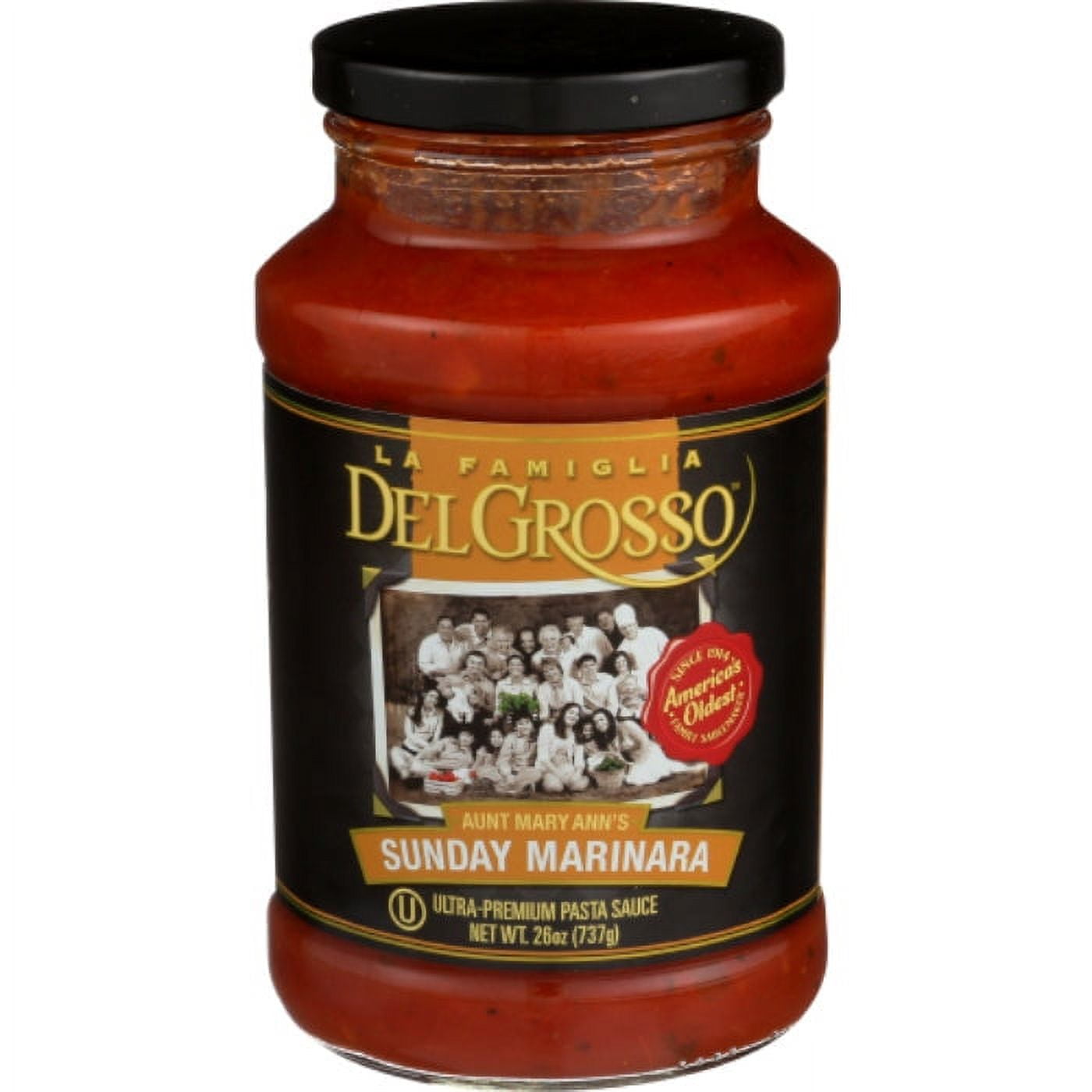 LA FAMIGLIA DELGROSSO SAUCE PASTA MARINARA 26 OZ - Pack of 6 - Walmart.com