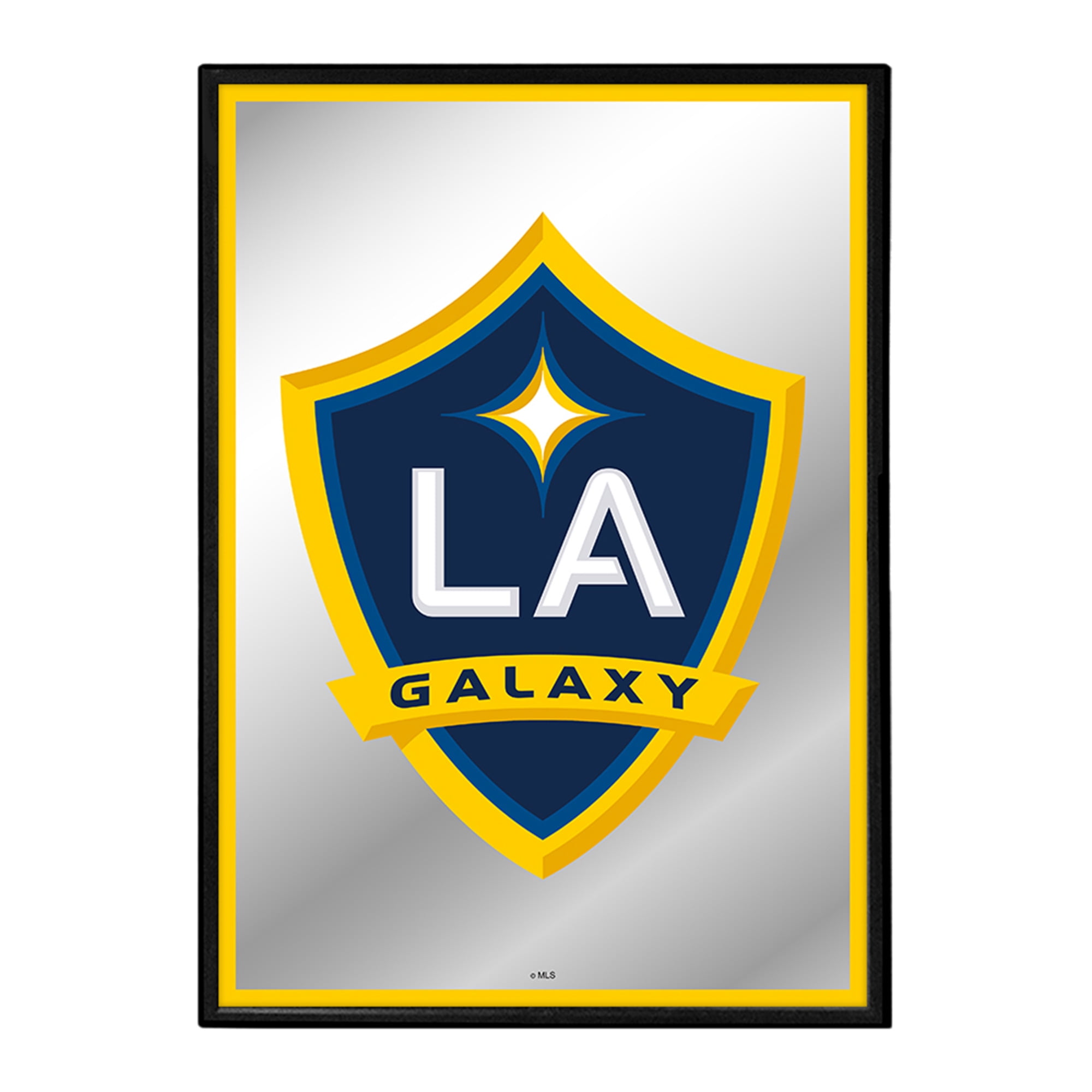 LA Galaxy 19" x 27" Framed Mirrored Wall Sign - Walmart.com
