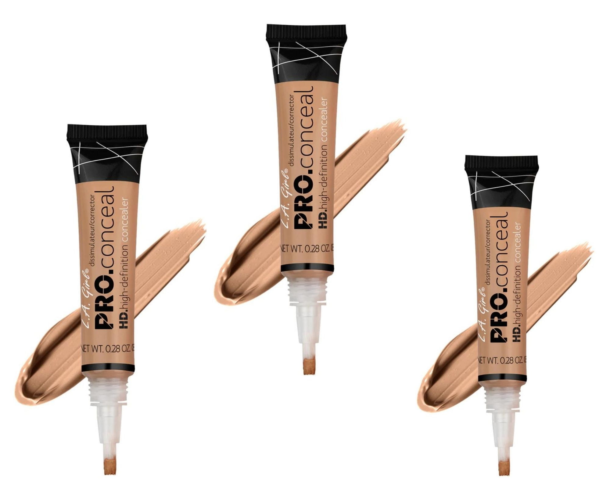 LA Girl HD.high-definition concealer - 977 Warm Sand x 3 - Walmart.com