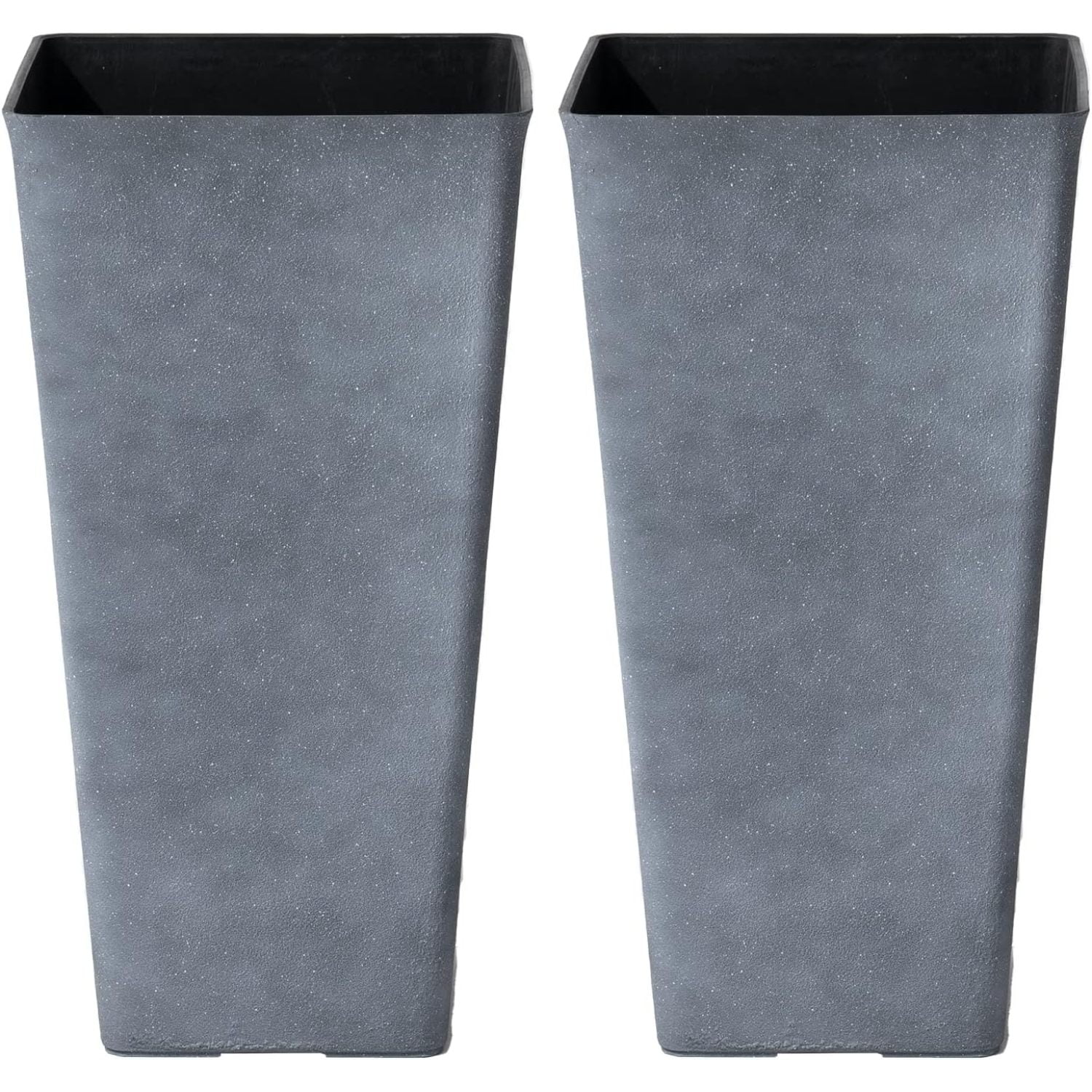 LA JOLIE MUSE 20 inch Tall Planters Set of 2, Large Taper Planters for ...