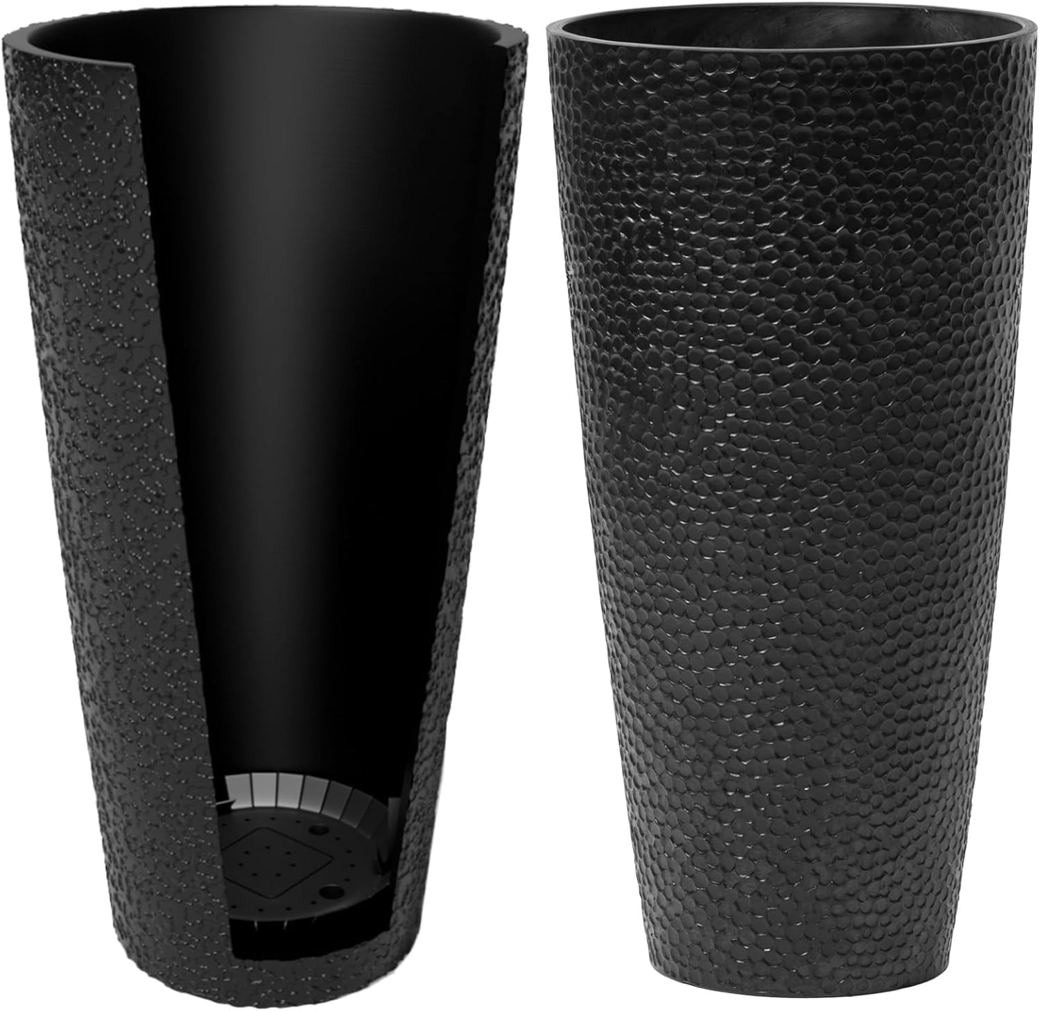 LA JOLIE MUSE 28 Inch Extra Large Planters for Outdoor Plants,Sets of 2 ...