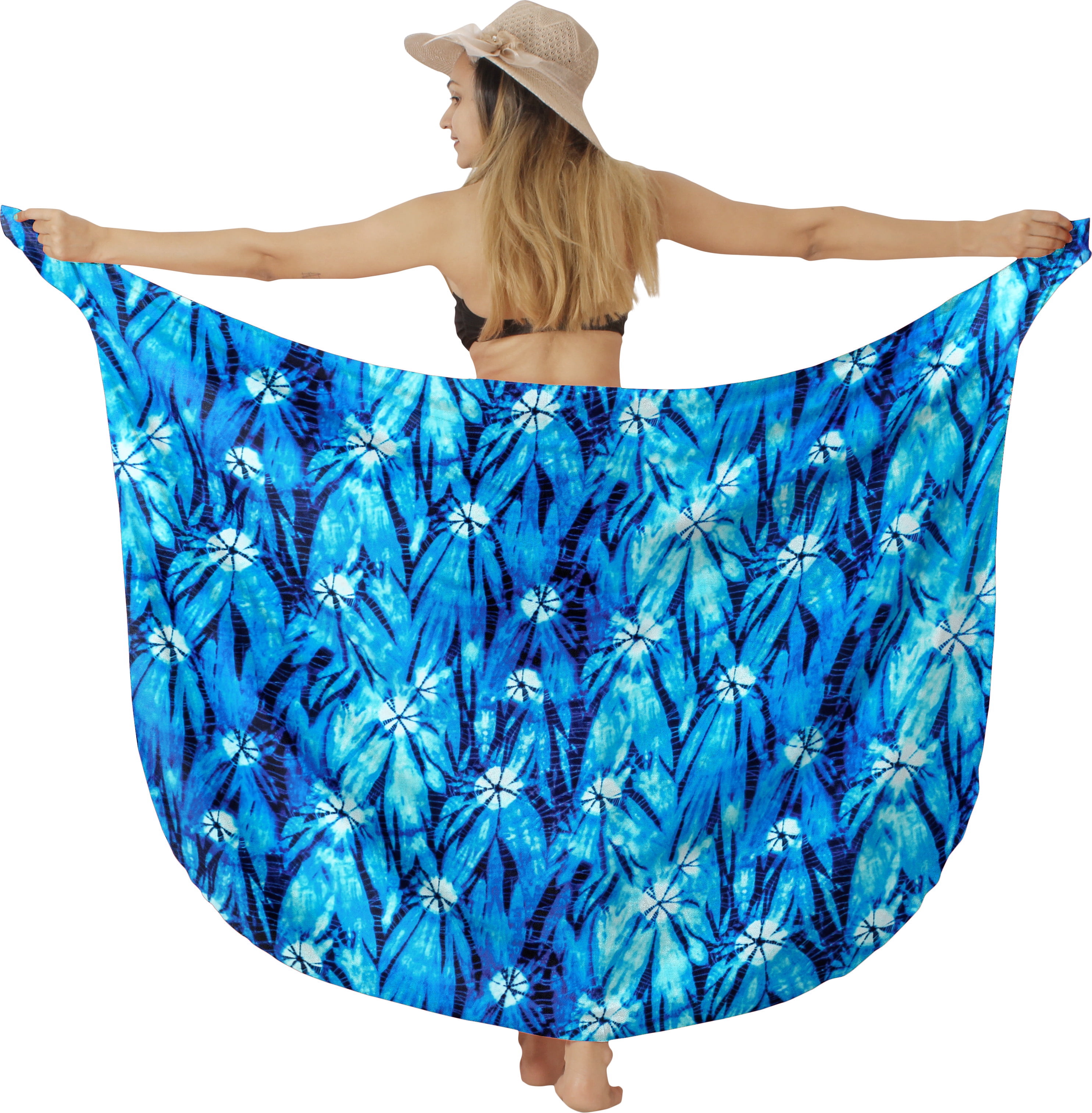 LA LEELA Women's Beachwear Sarong Bikini Skirt Swim Cover up Swimwear ...