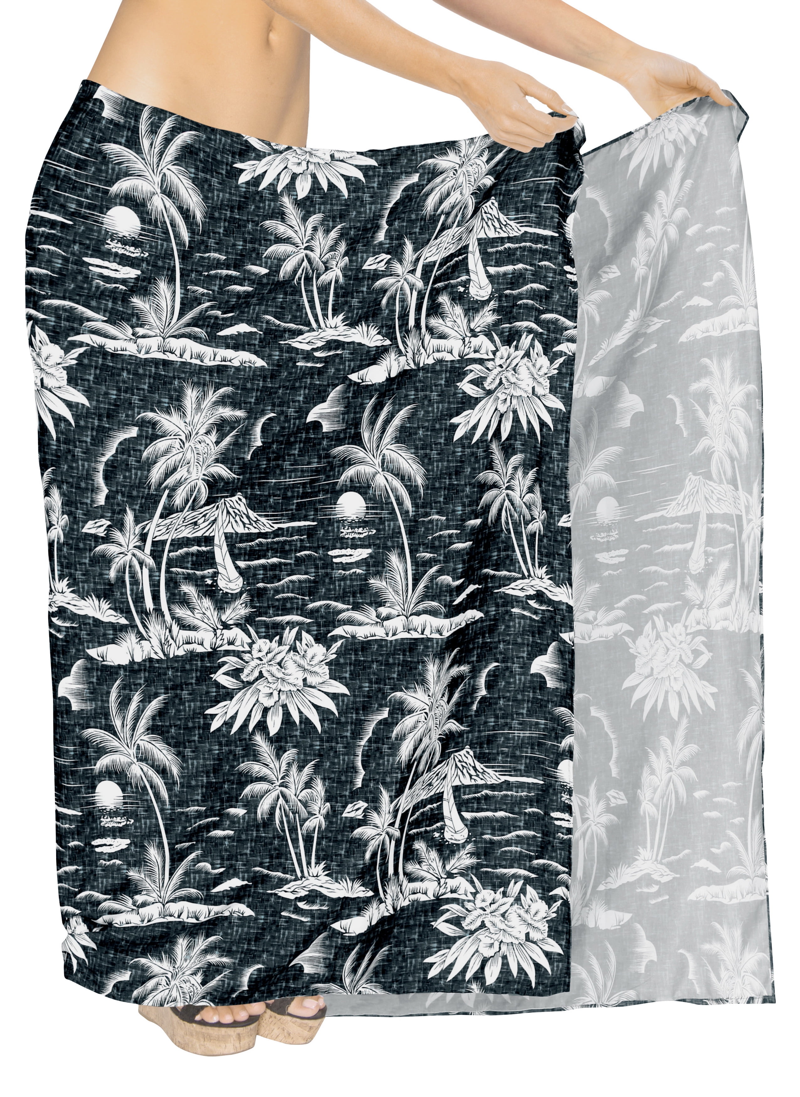 LA LEELA Women's Beachwear Summer Bikini Wraps Beach Wrap Swimwear Swim ...