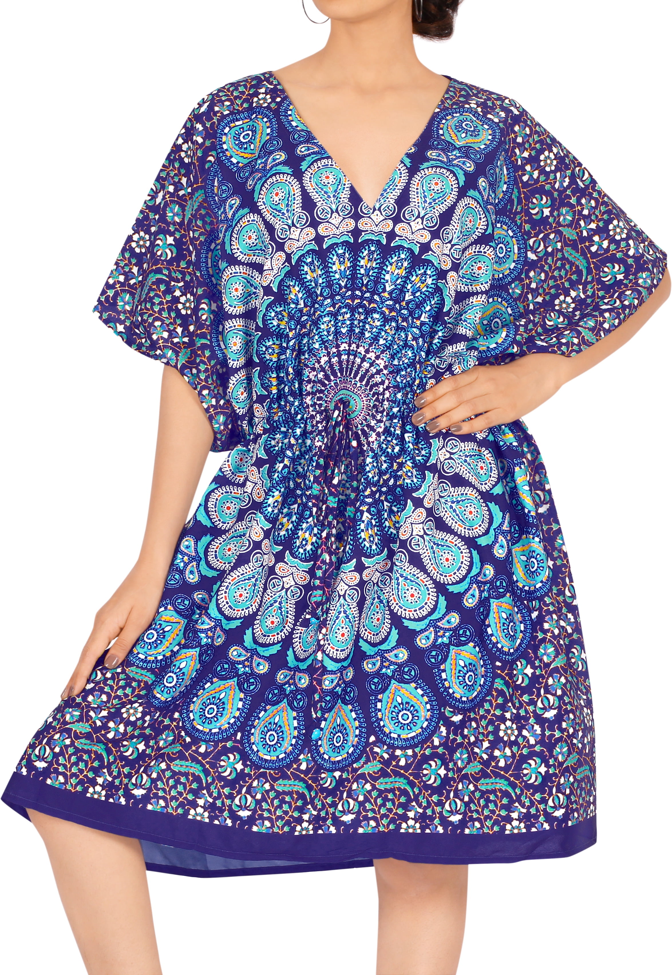 LA LEELA Women's Beachwear Swimsuit Coverups Summer Swim Beach Cover ...