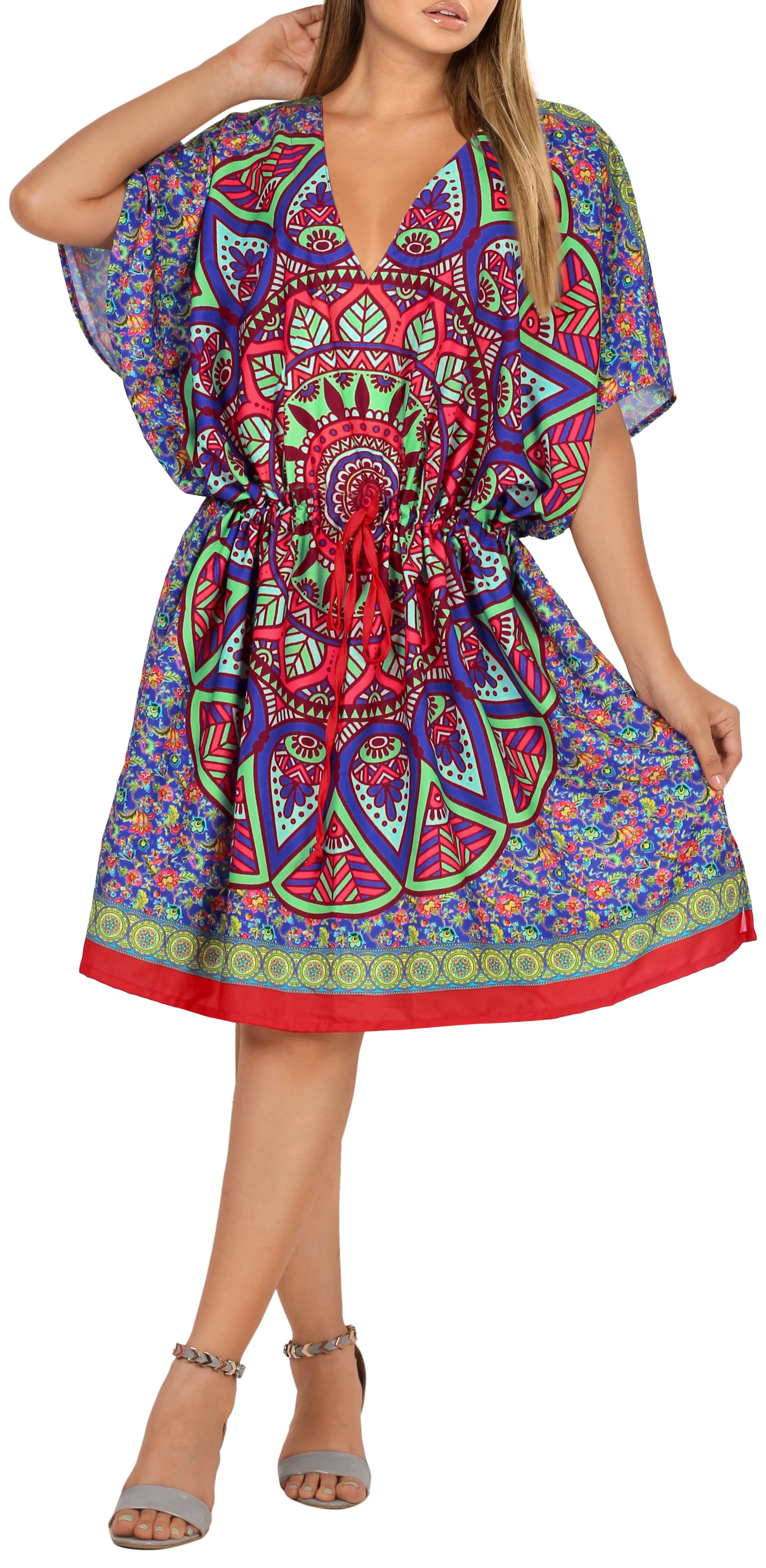 LA LEELA Women's Beachwear Swimsuit Coverups for Women Summer Swim ...