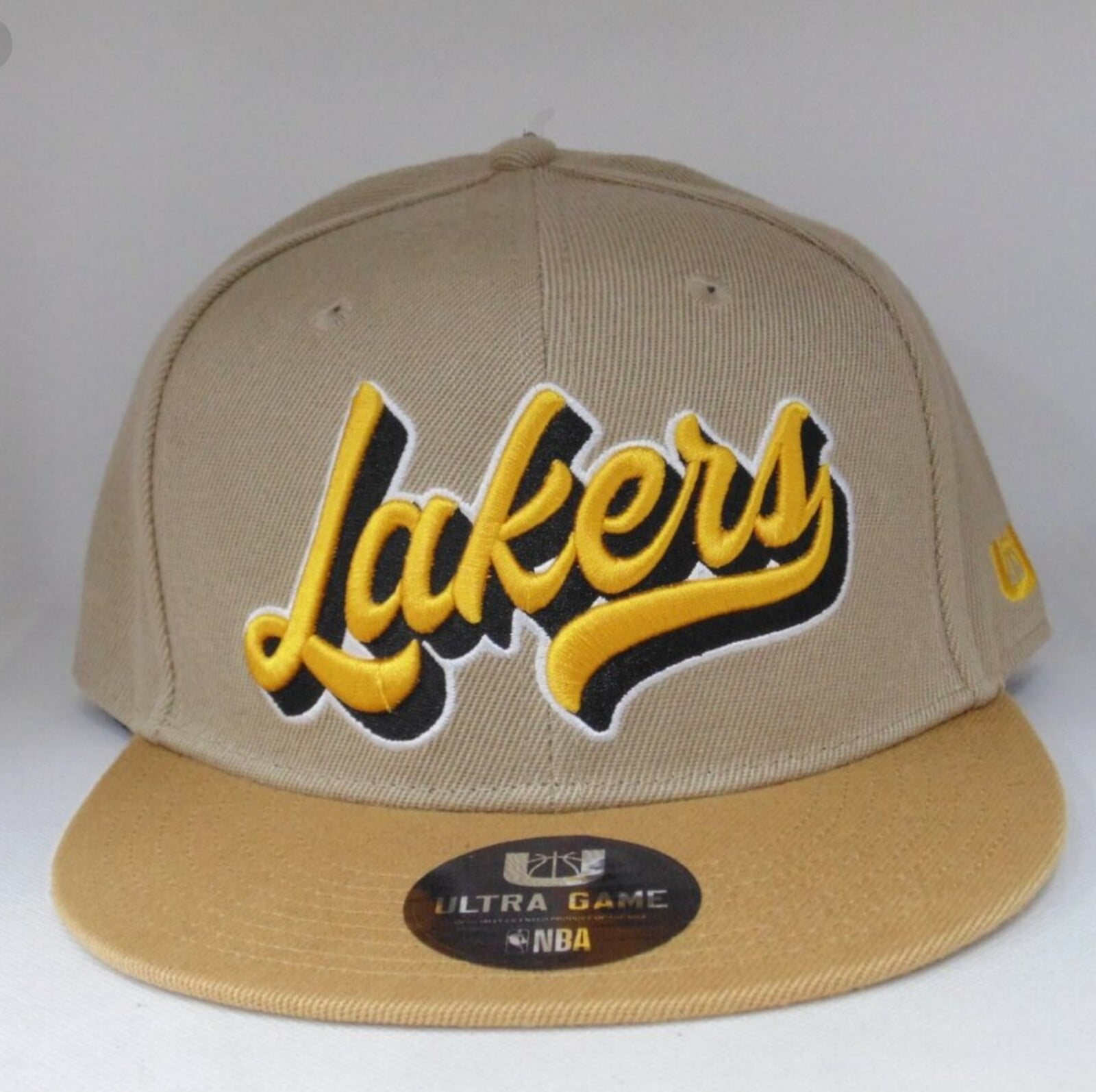 LA Lakers Hat Tan Brown Ultra Game Cyclone Snapback Cap - Walmart.com