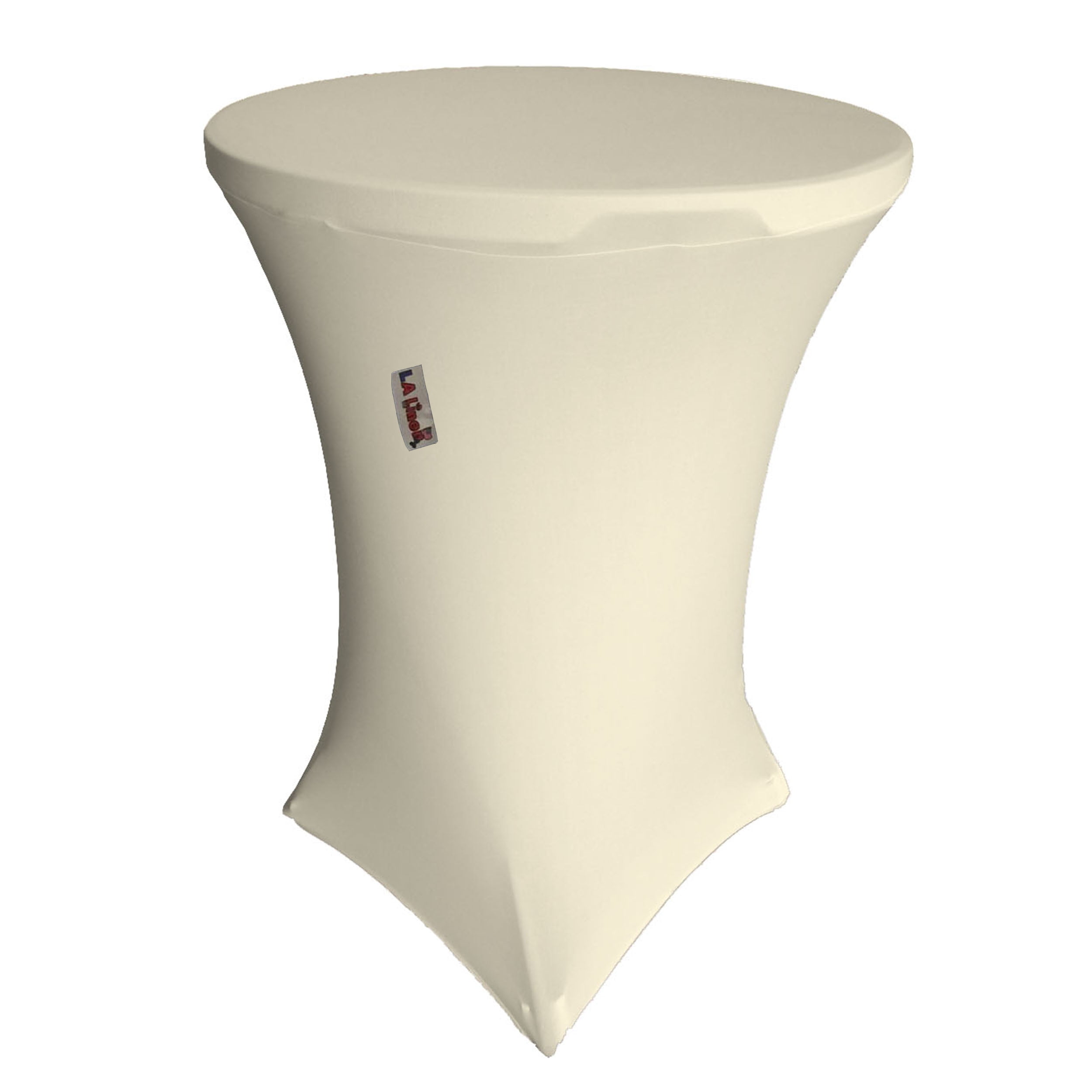 LA Linen Round Spandex Cover For Cocktail Highboy Table, 32-Inch Round ...