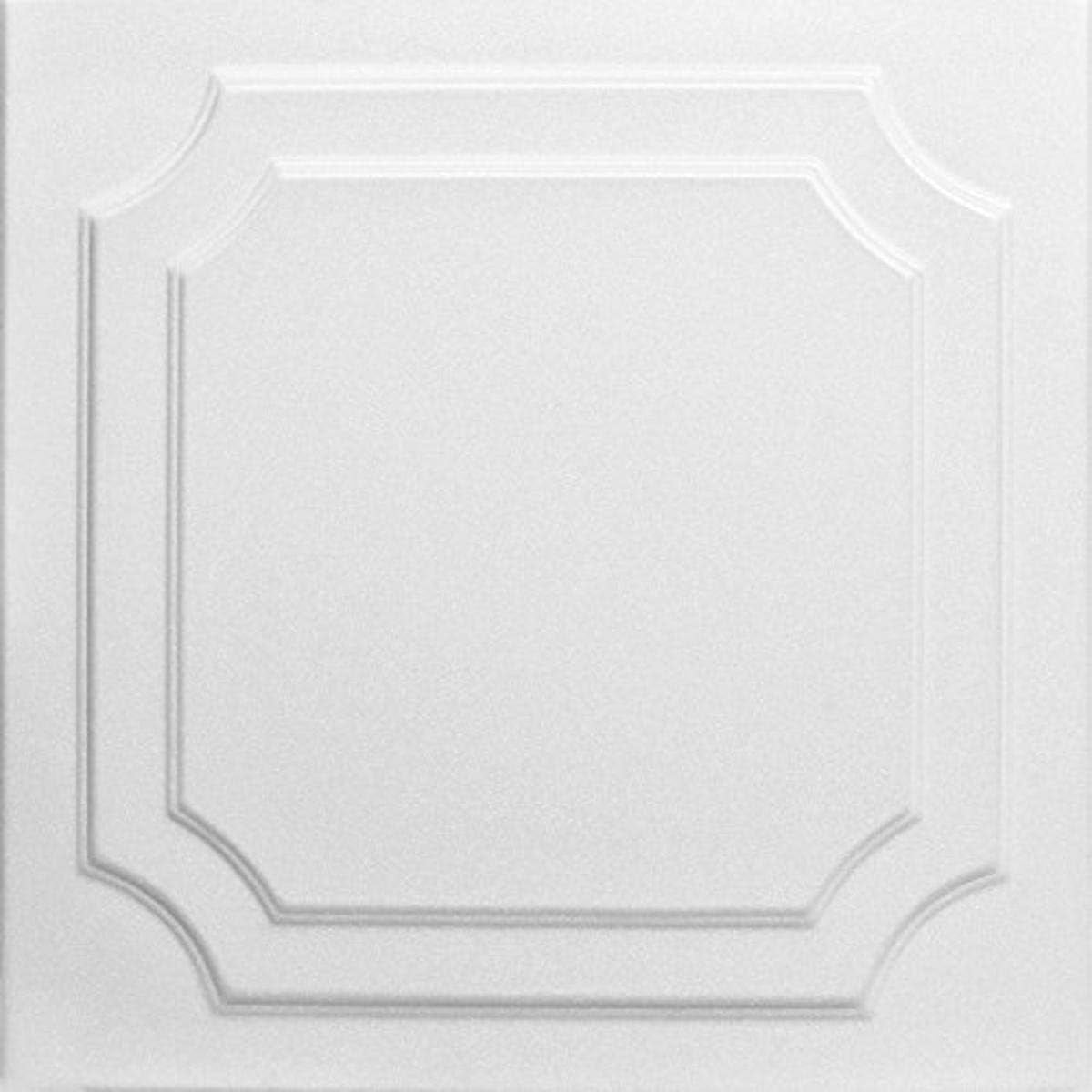 À LA MAISON CEILINGS R08 Virginian Foam Glue-up Ceiling Tile (21.6 sq ...