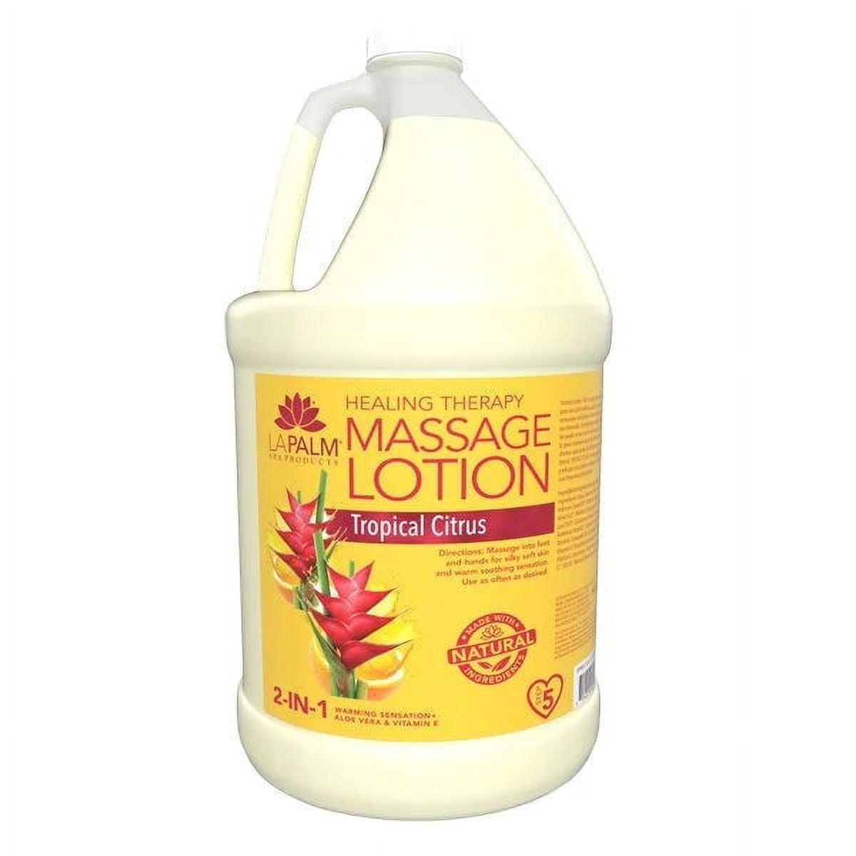 LA PALM Healing Lotion Tropical Citrus Gallon - Walmart.com