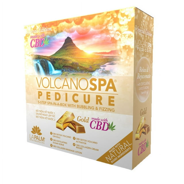 LA PALM Volcano Spa 10 Steps - Gold Single - Walmart.com