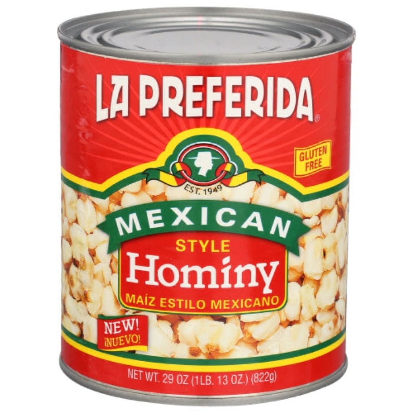 LA PREFERIDA BEAN HOMINY MEXCN STYLE 29 OZ - Pack of 12 - Walmart.com