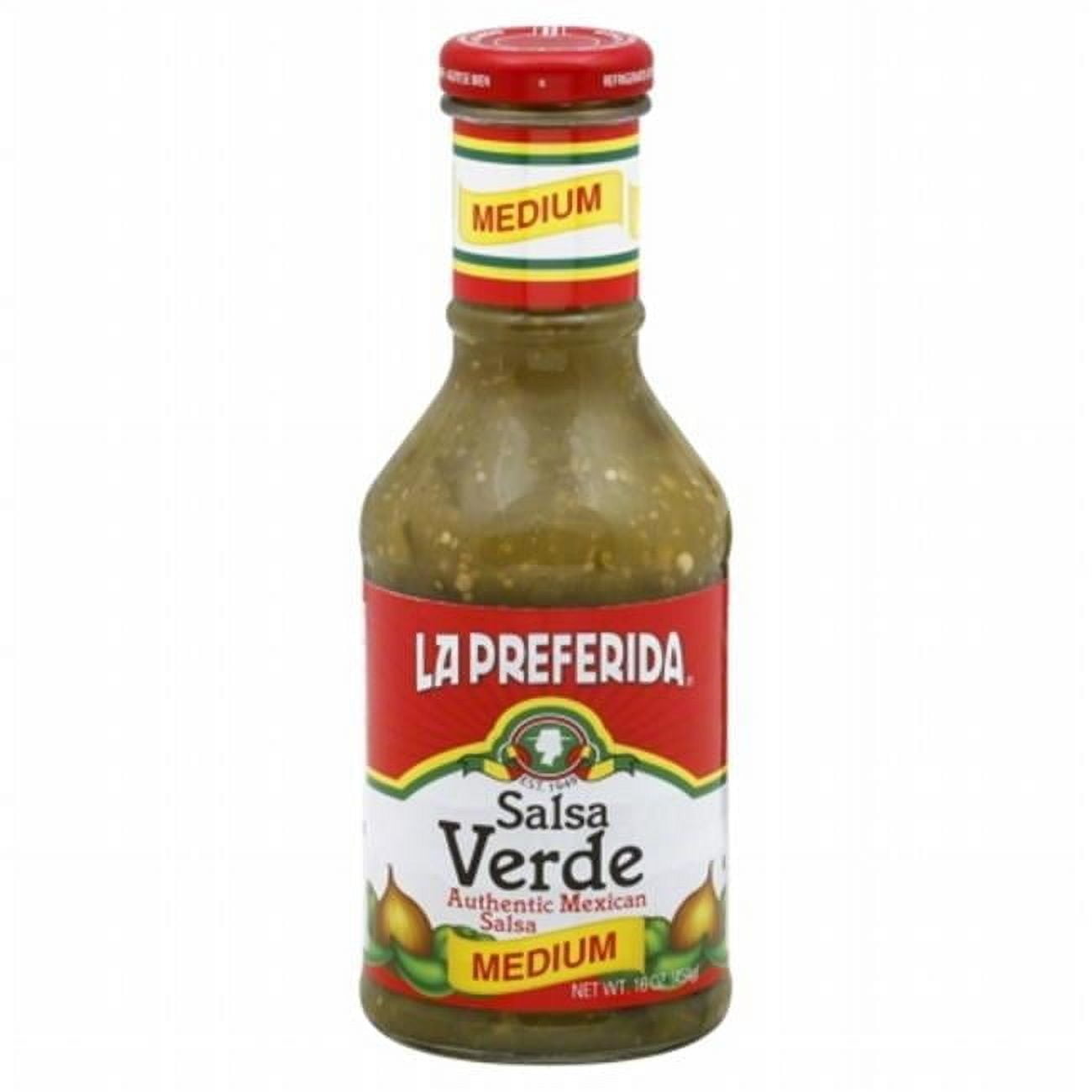 LA PREFERIDA LA PREFERIDA SALSA VERDE MEDIUM - Case of 12 - 16.4 OZ - Walmart.com