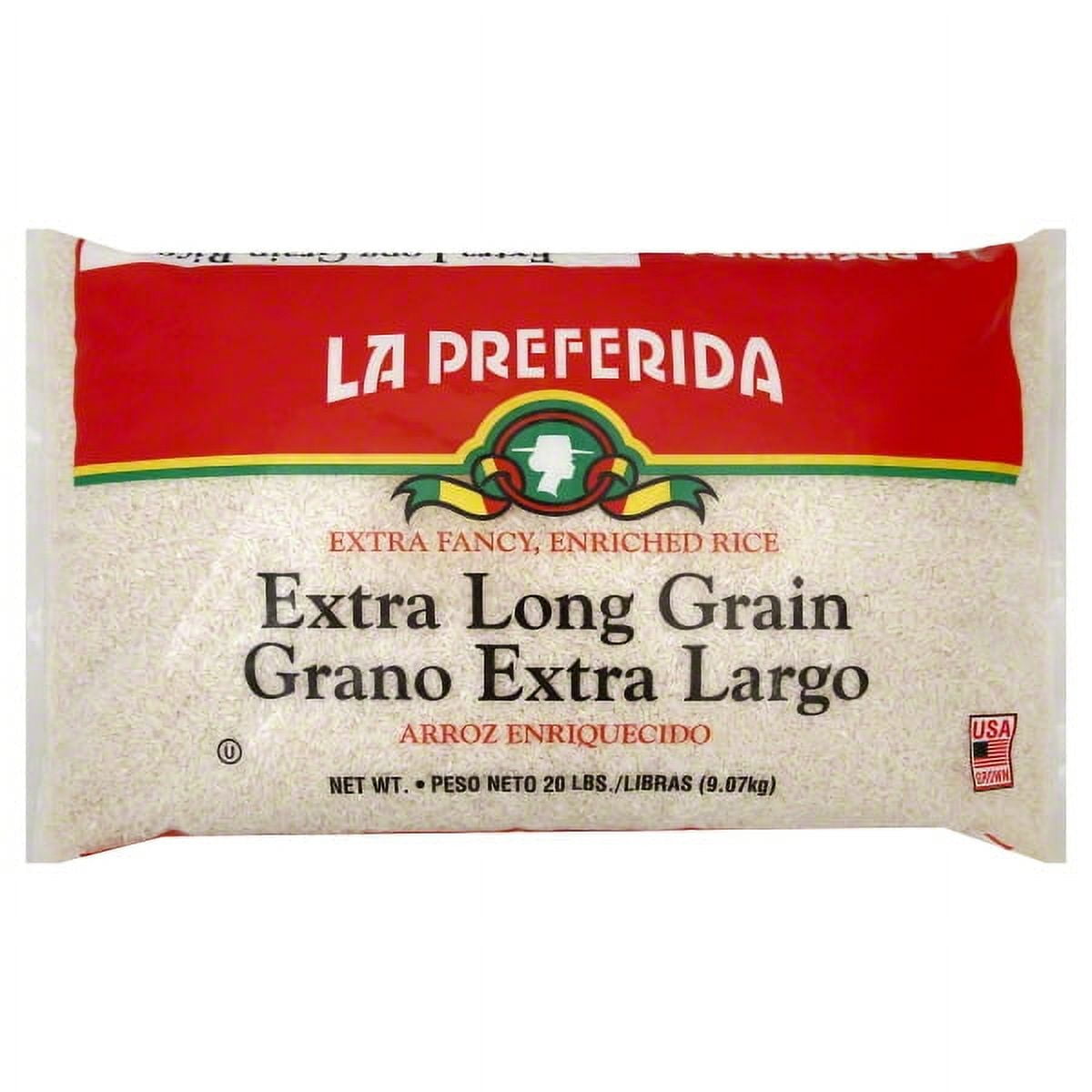 LA PREFERIDA RICE LONG GRAIN-20 LB -Pack of 2 - Walmart.com
