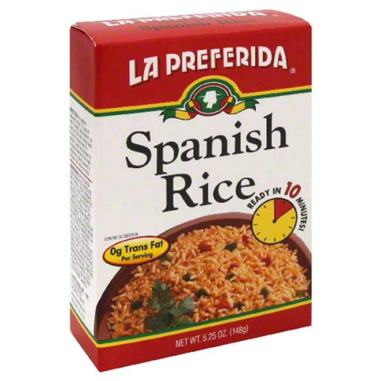 LA PREFERIDA RICE SPANISH BOX-5.25 OZ -Pack of 9 - Walmart.com