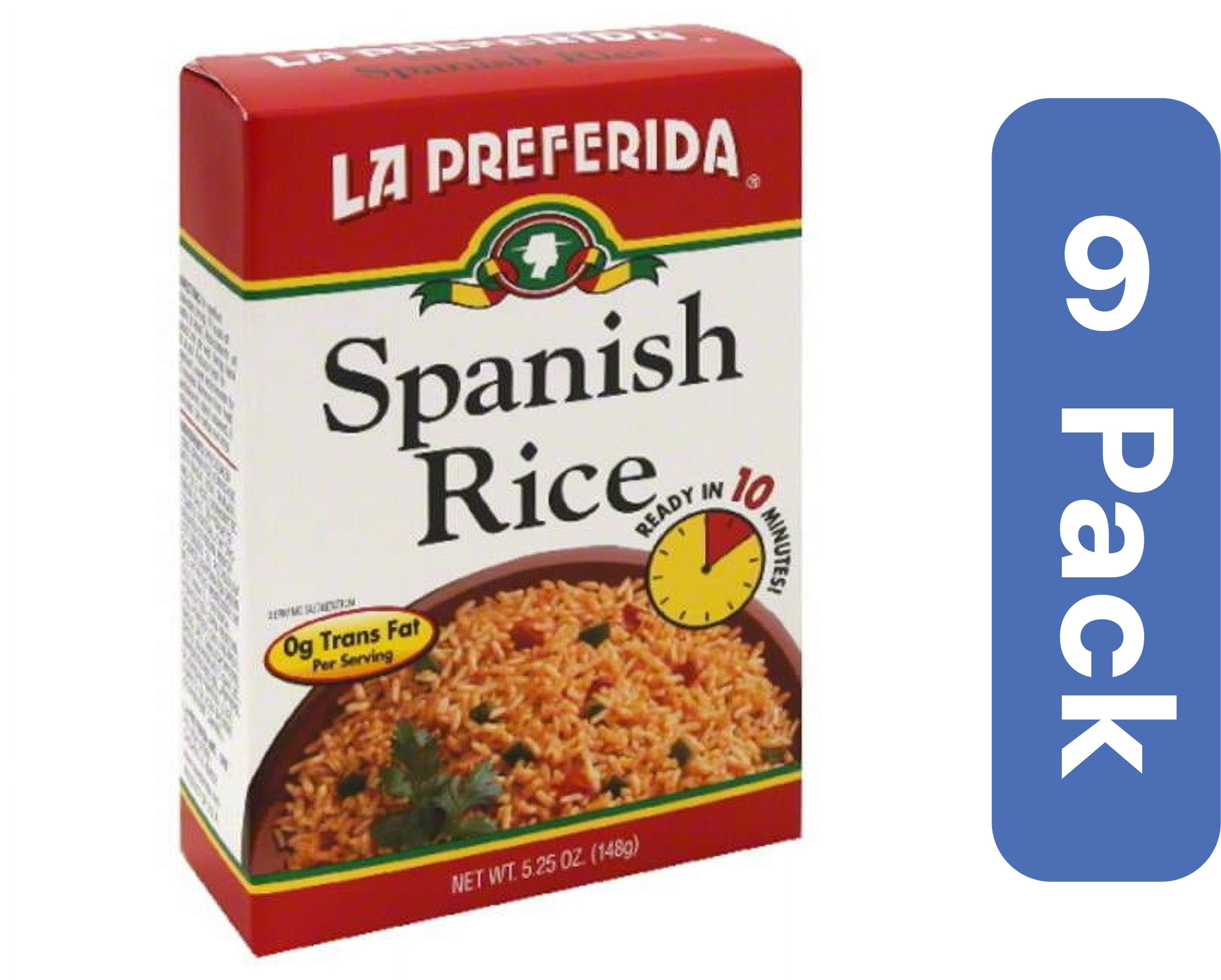 LA PREFERIDA RICE SPANISH BOX-5.25 OZ -Pack of 9 - Walmart.com