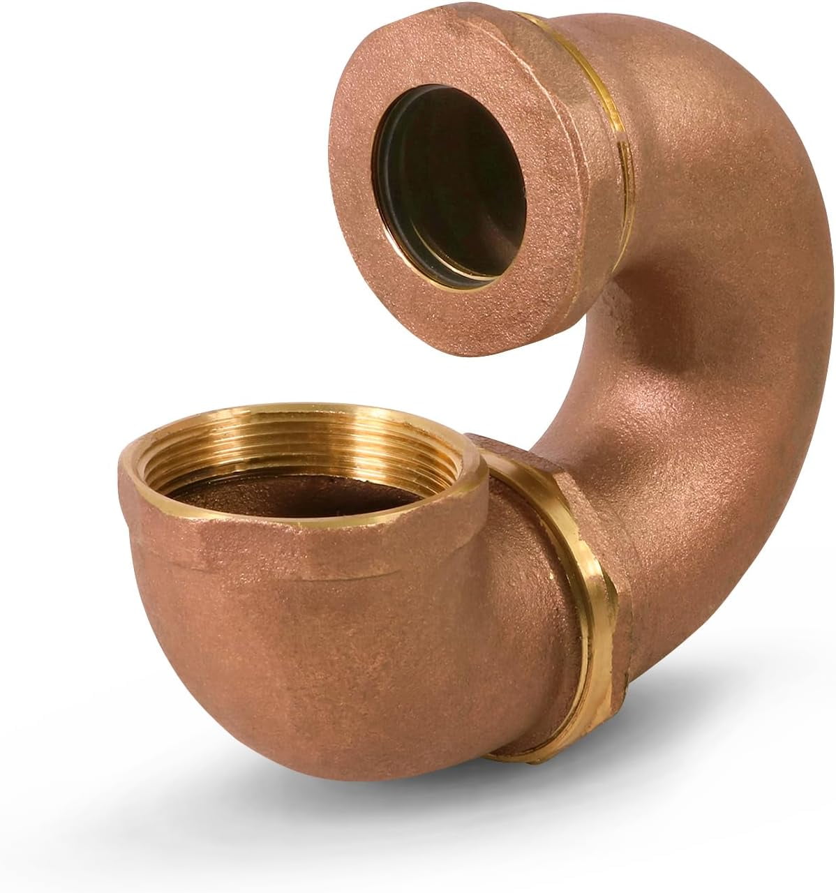 LA Pattern Brass Trap 2" IPS X 1/-1/2" Basin Sink Waste Trap, Bathroom ...