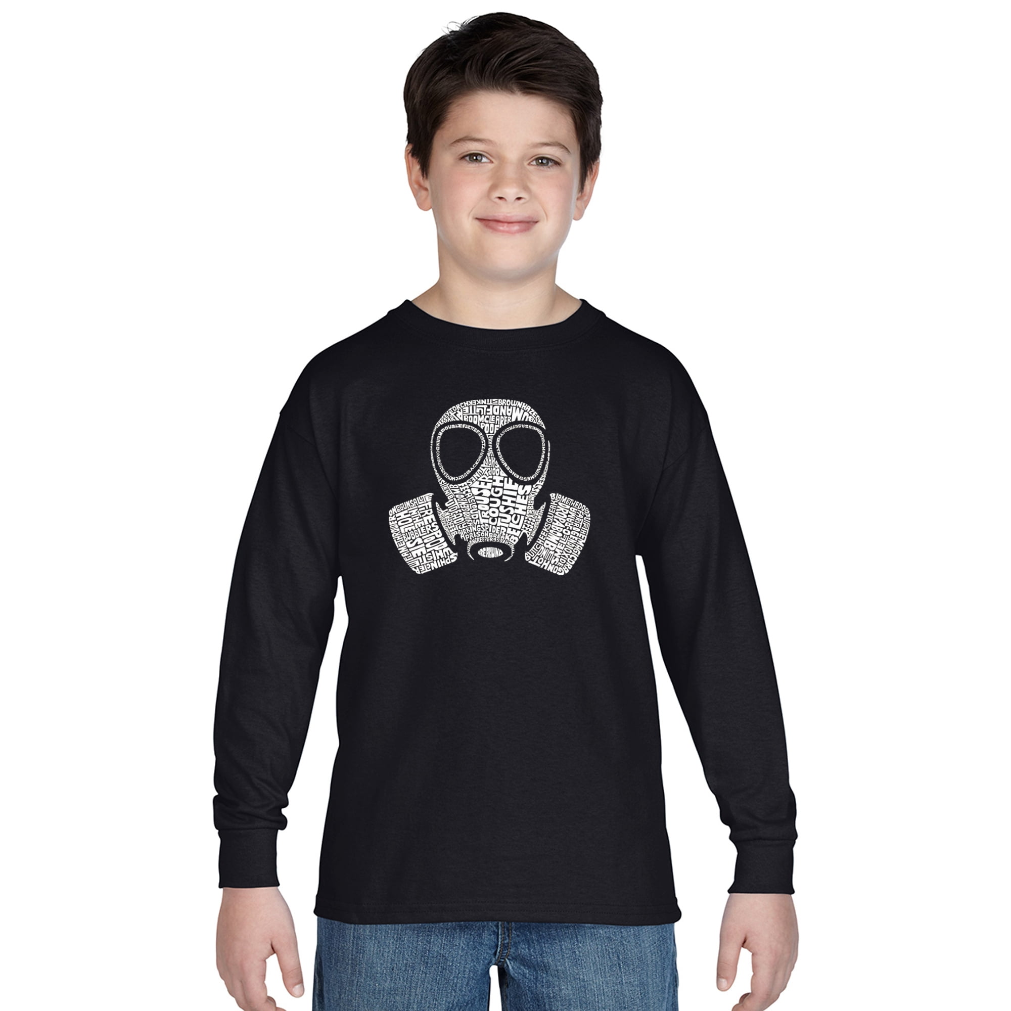 LA Pop Art Boy's Word Art Long Sleeve - SLANG TERM FOR "FART" - Walmart.com