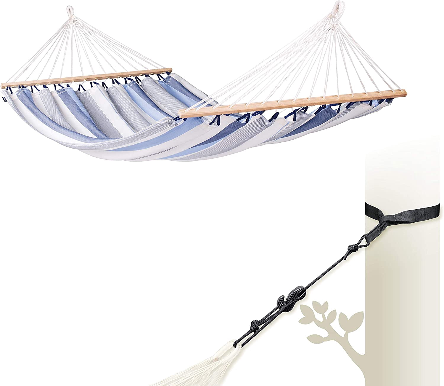 LA SIESTA® Alisio Hammock & TreeMount, Hammock with Tree Straps for ...