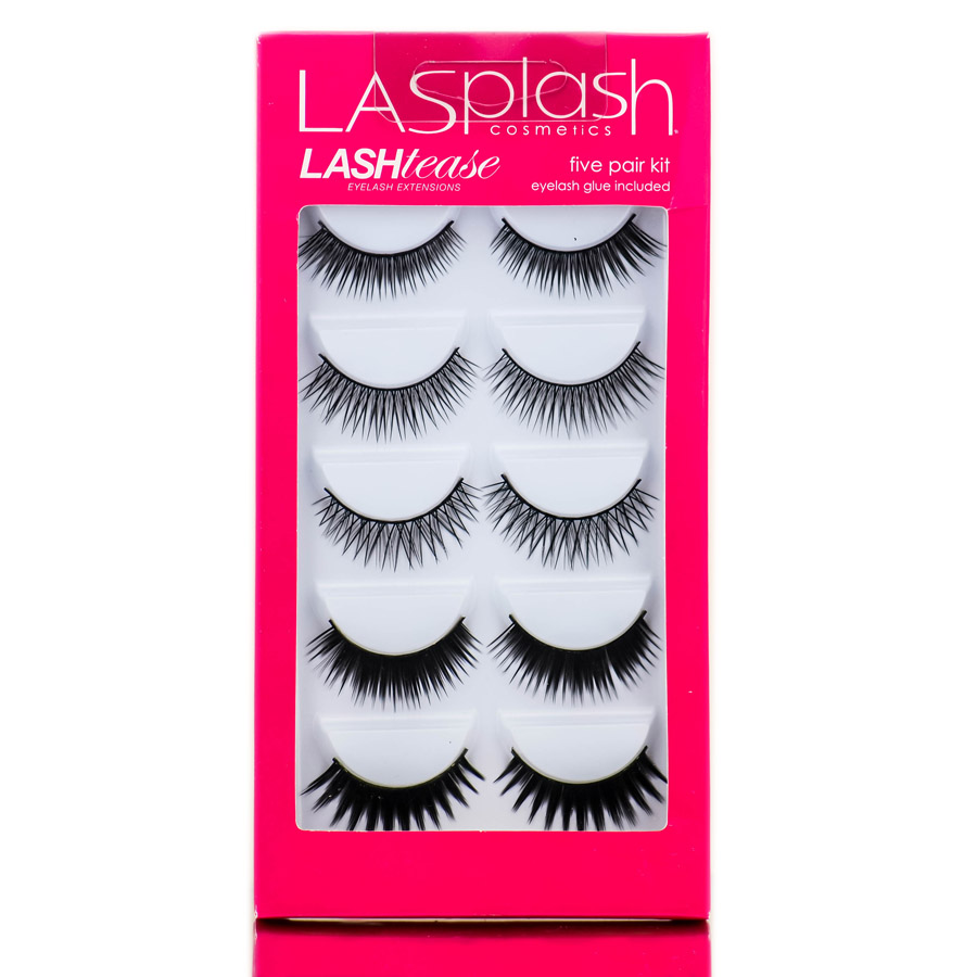 LA-Splash Cosmetics Lash Tease - Five Pair Kit - Option : Original ...