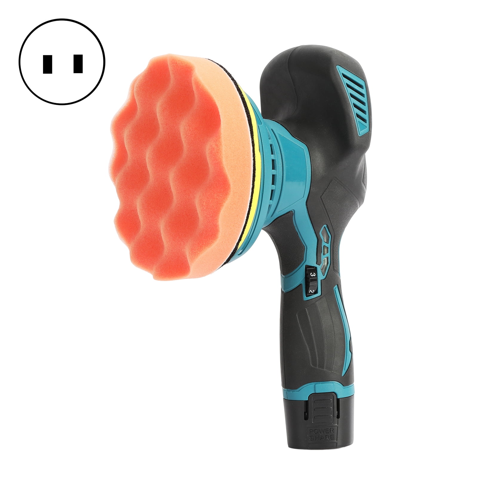 LA TALUS Car Polisher 6 Variable Speed Battery Powered Cordless ...