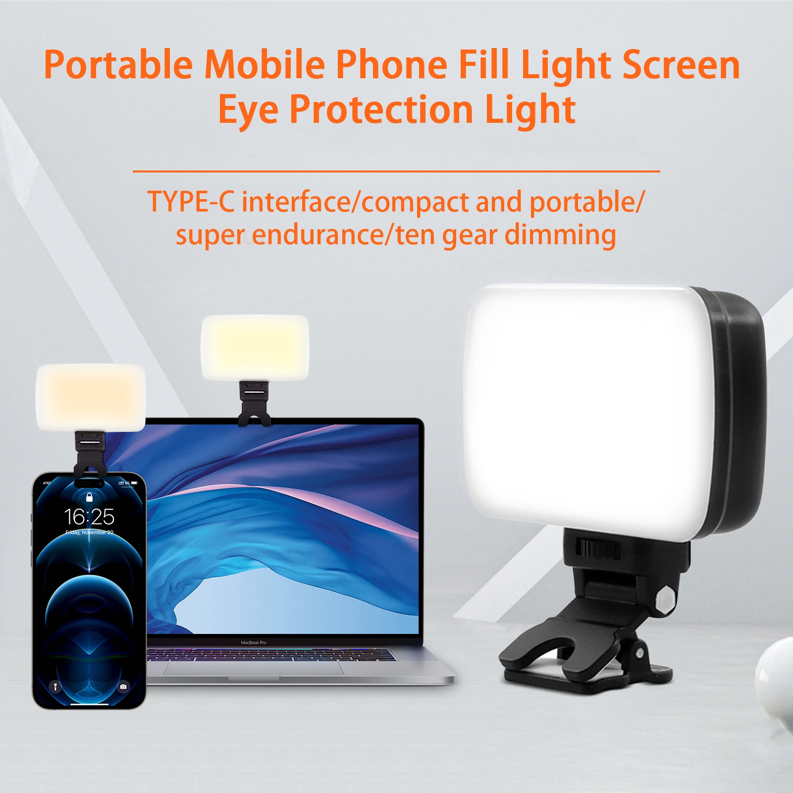 LA TALUS Eye Protection Light,Rechargeable High-power Battery Fill ...