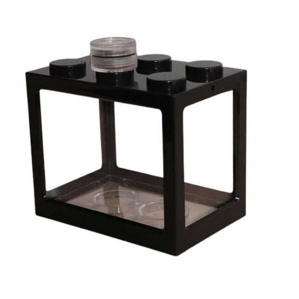 LA TALUS Fish Tank Transparent Energy Saving Acrylic LED Light Aquarium ...