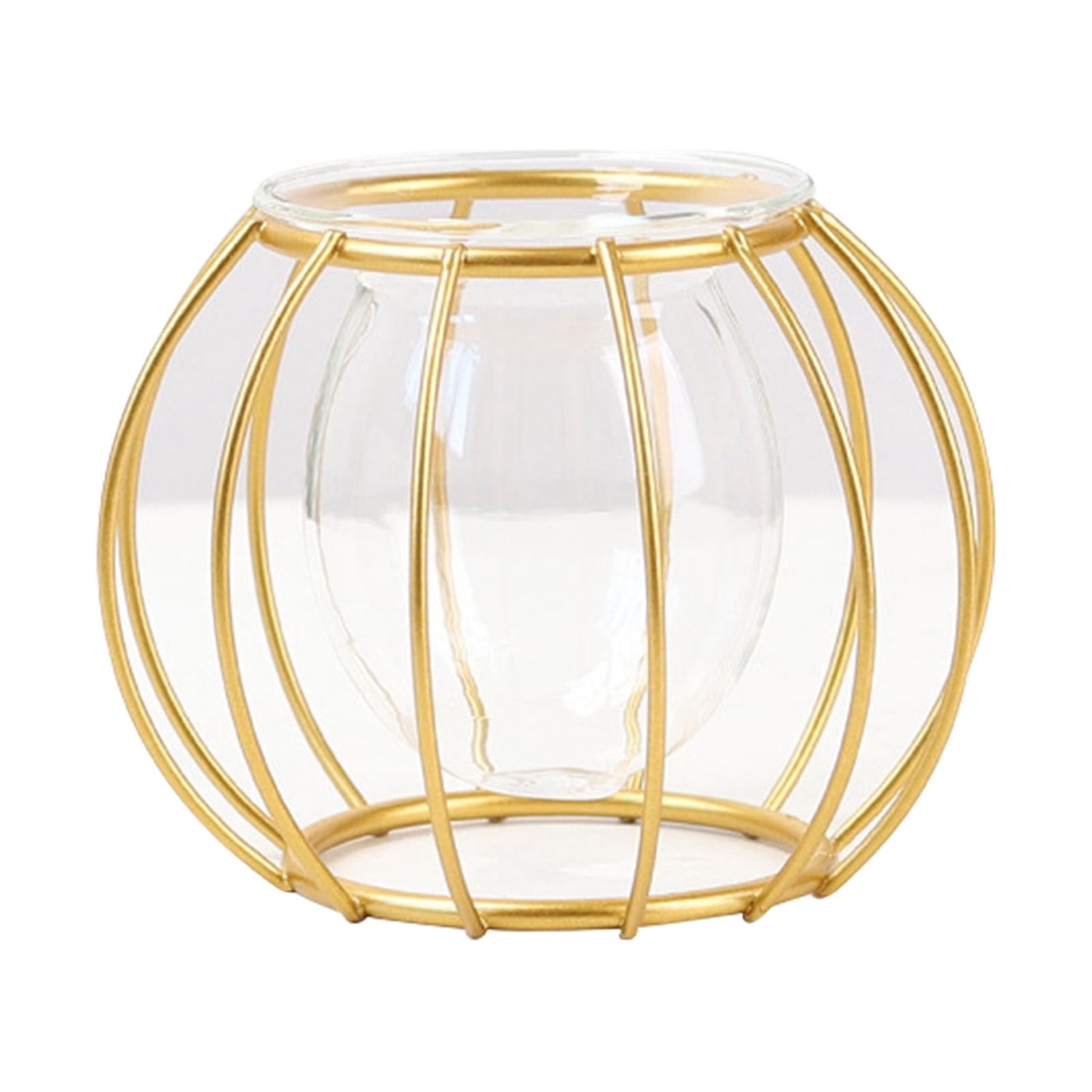 LA TALUS Flower Vase Simple Fine Workmanship Glass Mini Eye-catching ...