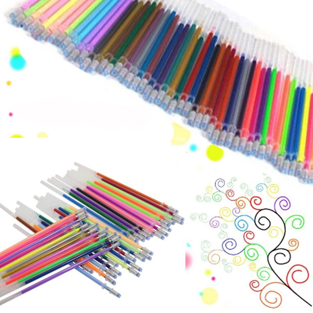 LA TALUS Gel Pen Refills Glitter Coloring Drawing Painting Craft Marker ...