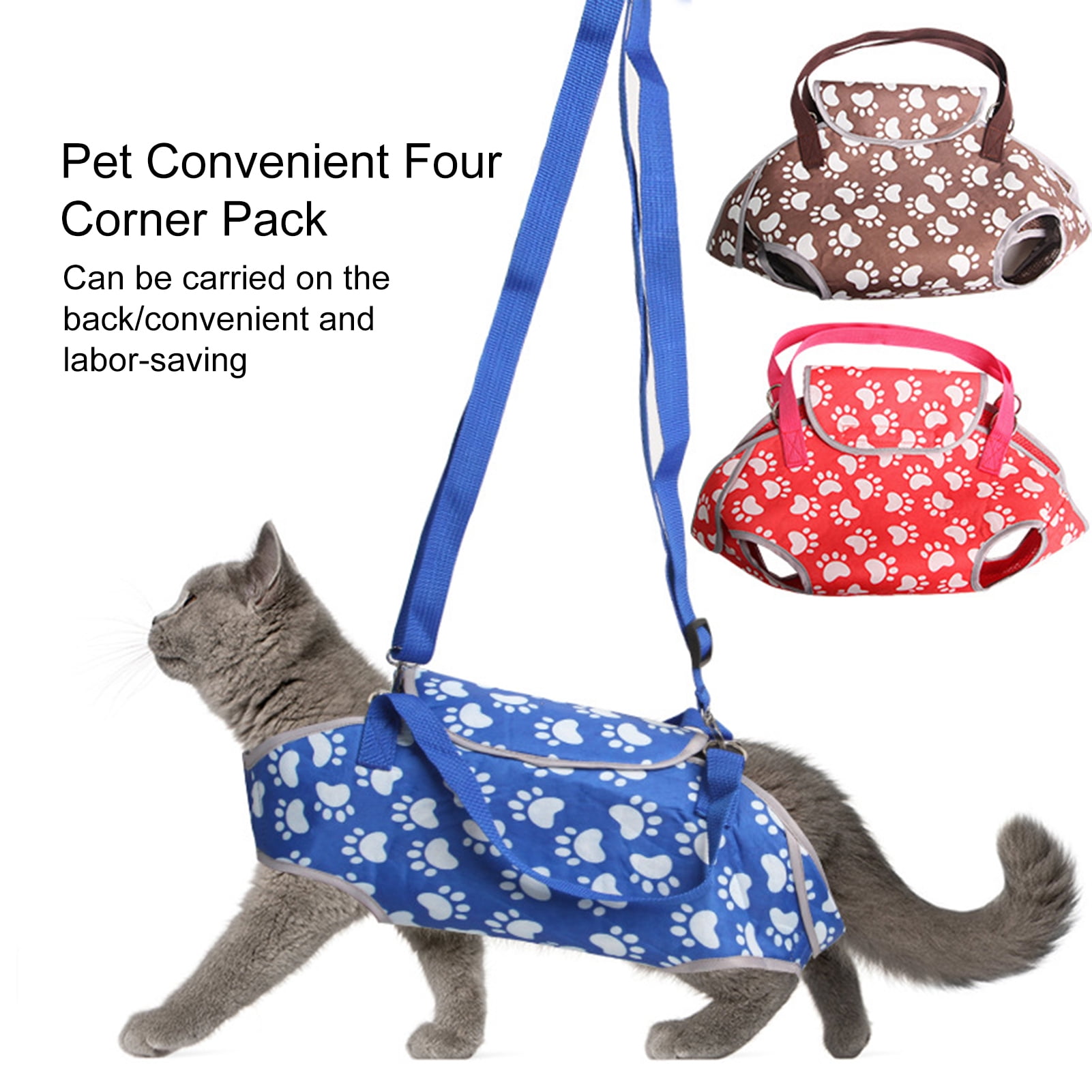 LA TALUS Pet Carrier Bag Adjustable Strap Fastener Tape Breathable Cute ...