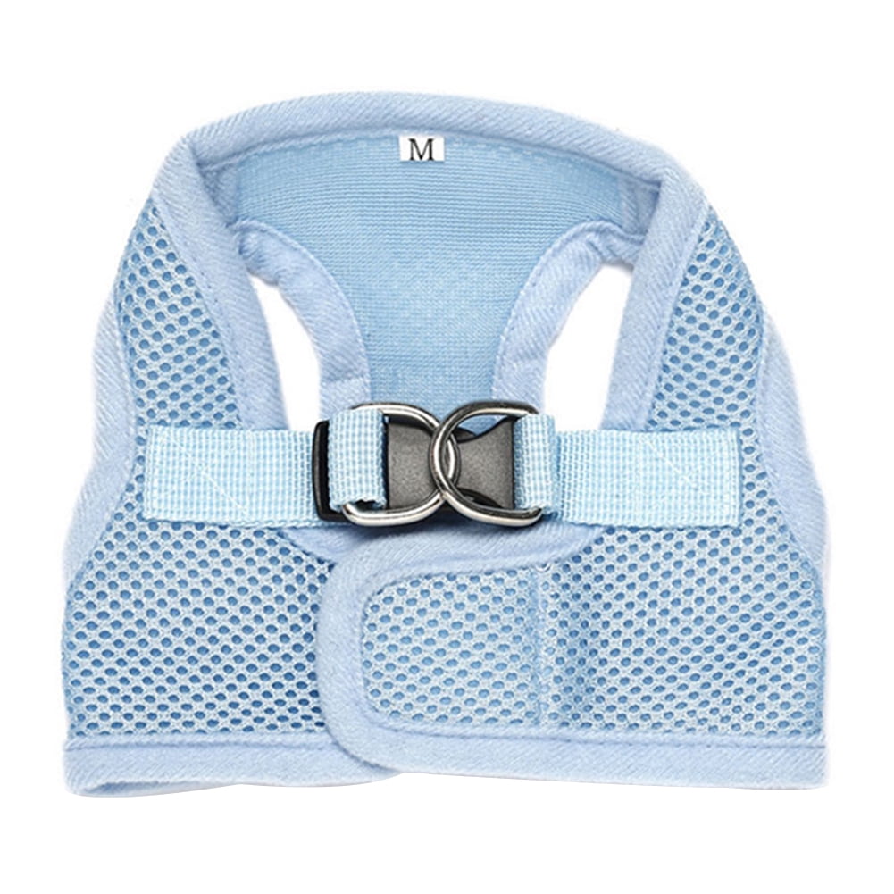 LA TALUS Soft Dog Harness Mesh Fabric Padded Pet Small Puppy Cat Buckle ...