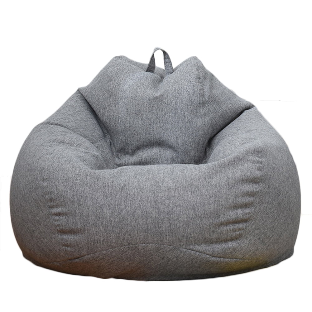 LA TALUS Solid Color Cloth Lazy Lounger Bean Bag Sack Chair Sofa Dust ...