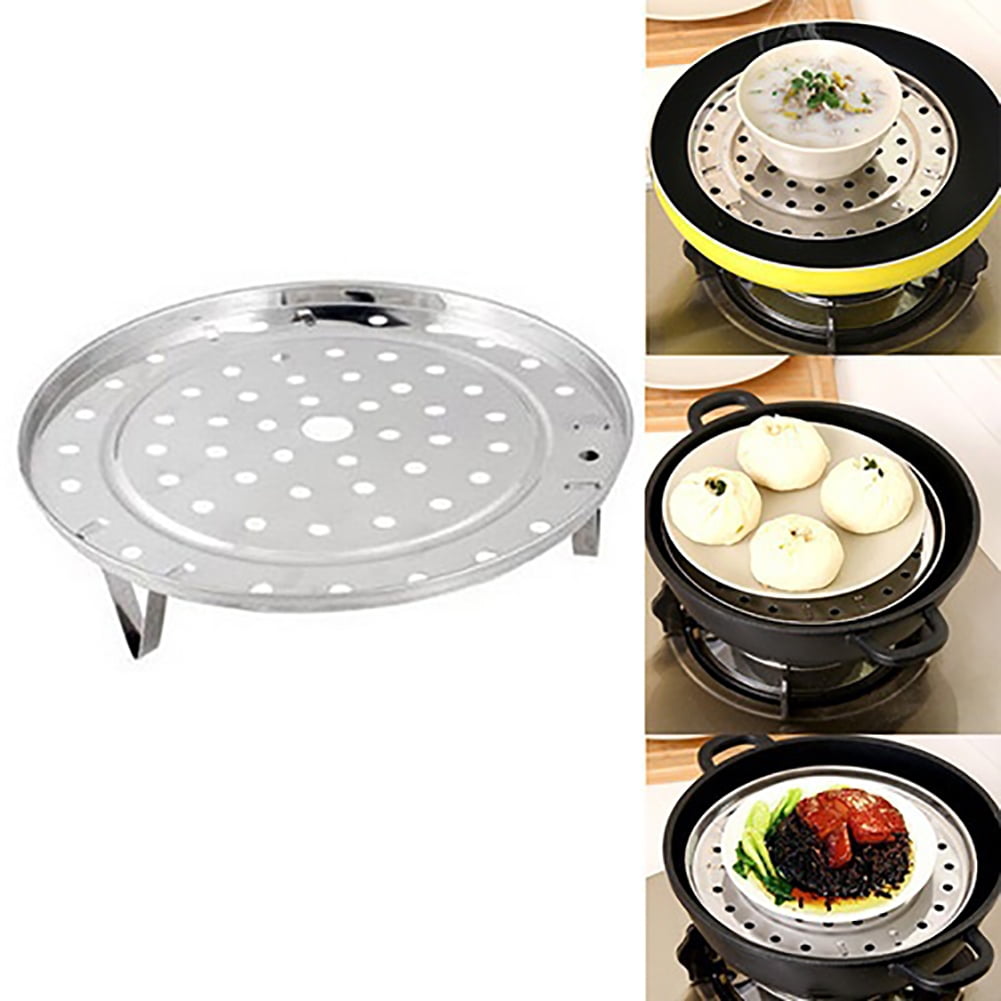 LA TALUS Stainless Steel Steamer Rack Insert Stock Pot Steaming Tray ...