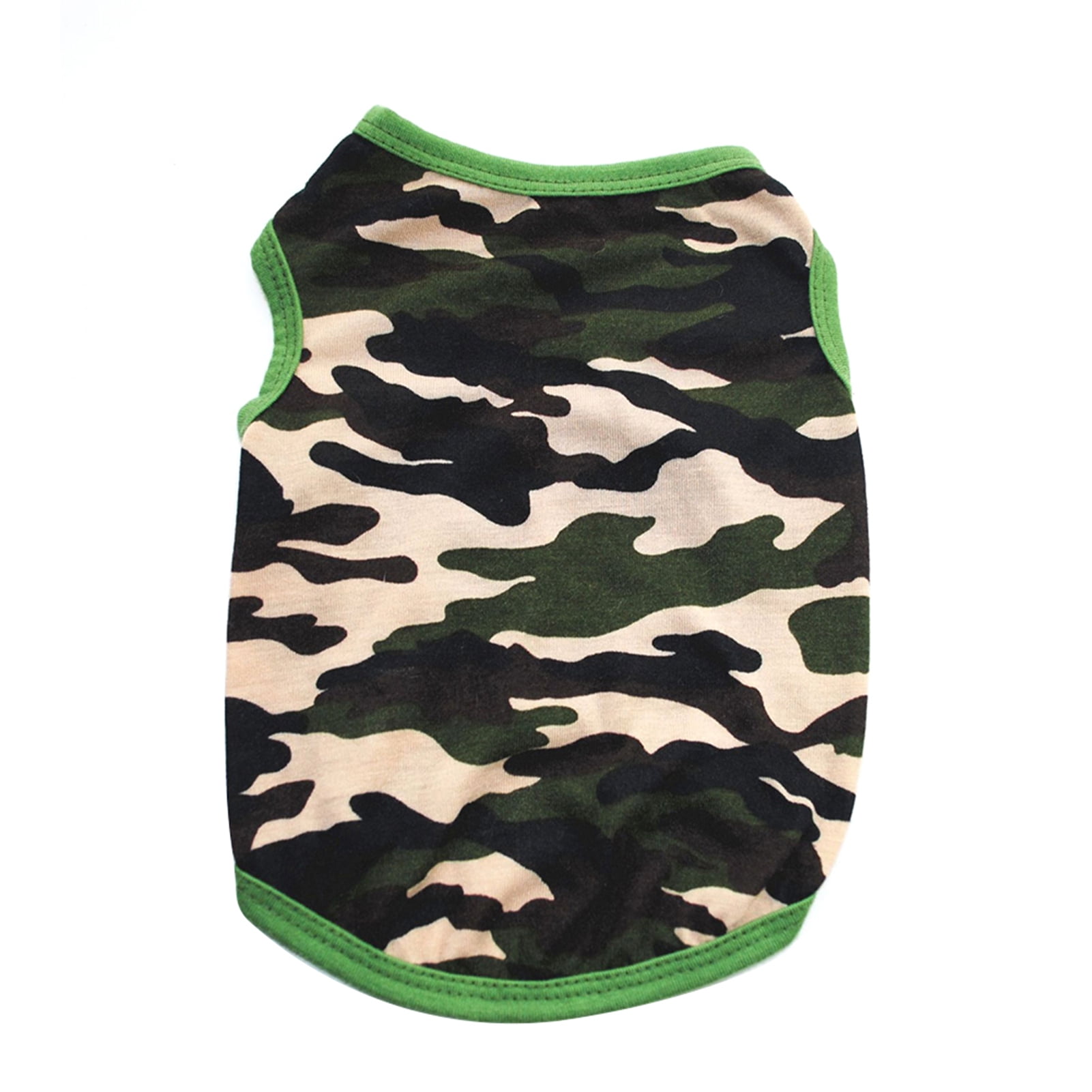 LA TALUS Vest Lovely Camouflage Design Cotton Pet Dog Vest for Summer ...
